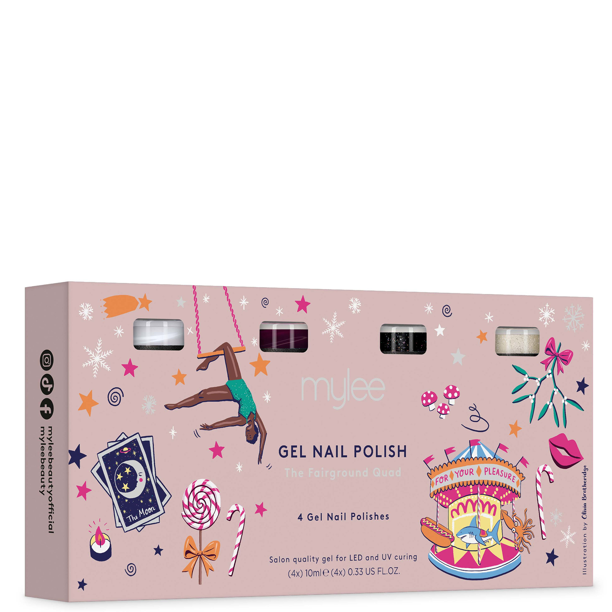 Mylee Gel Polish The Fairground Quad 4 x 10ml | LOOKFANTASTIC