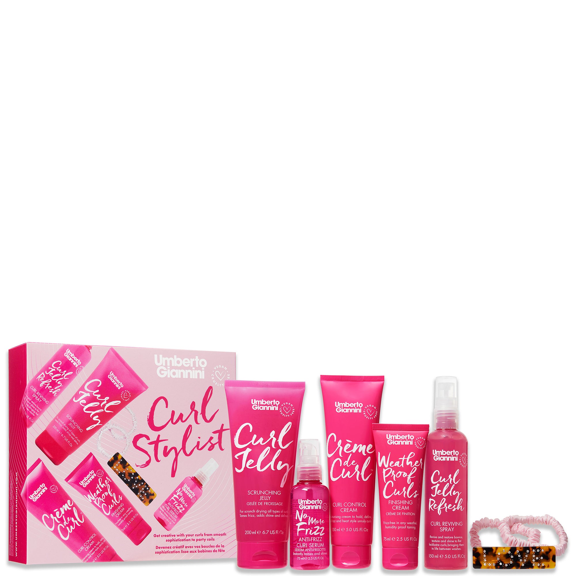 Umberto Giannini Curl Stylist Gift zestaw kosmetyków do włosów ...