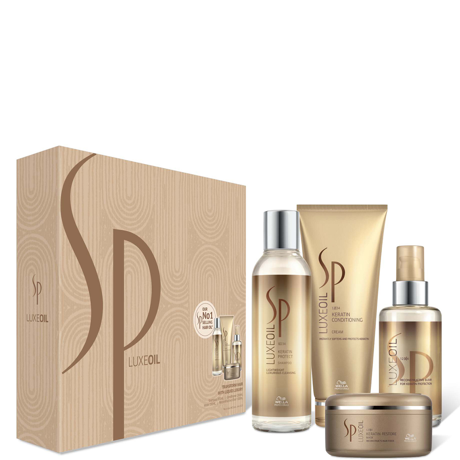 Wella SP Luxeoil Quad Set | LOOKFANTASTIC