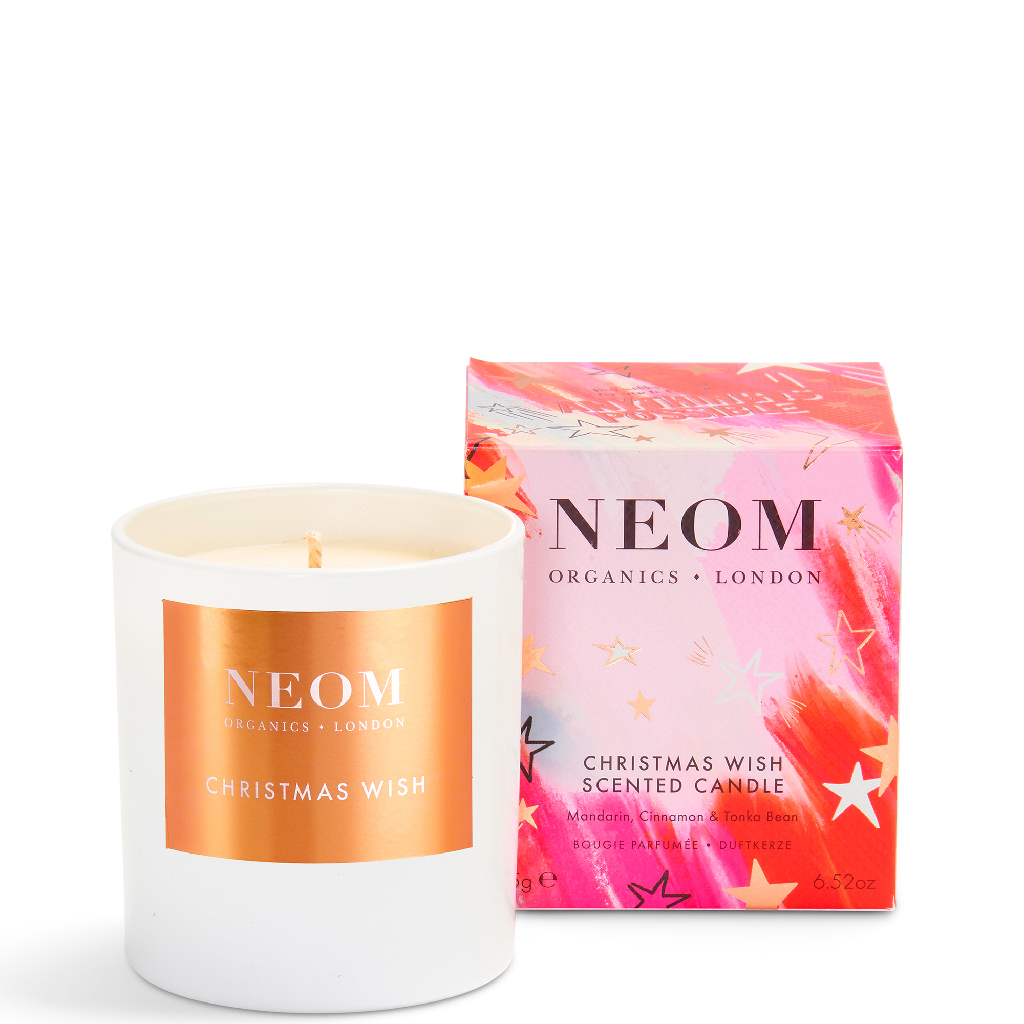 NEOM Christmas Wish 1 Wick Candle 185g | LOOKFANTASTIC