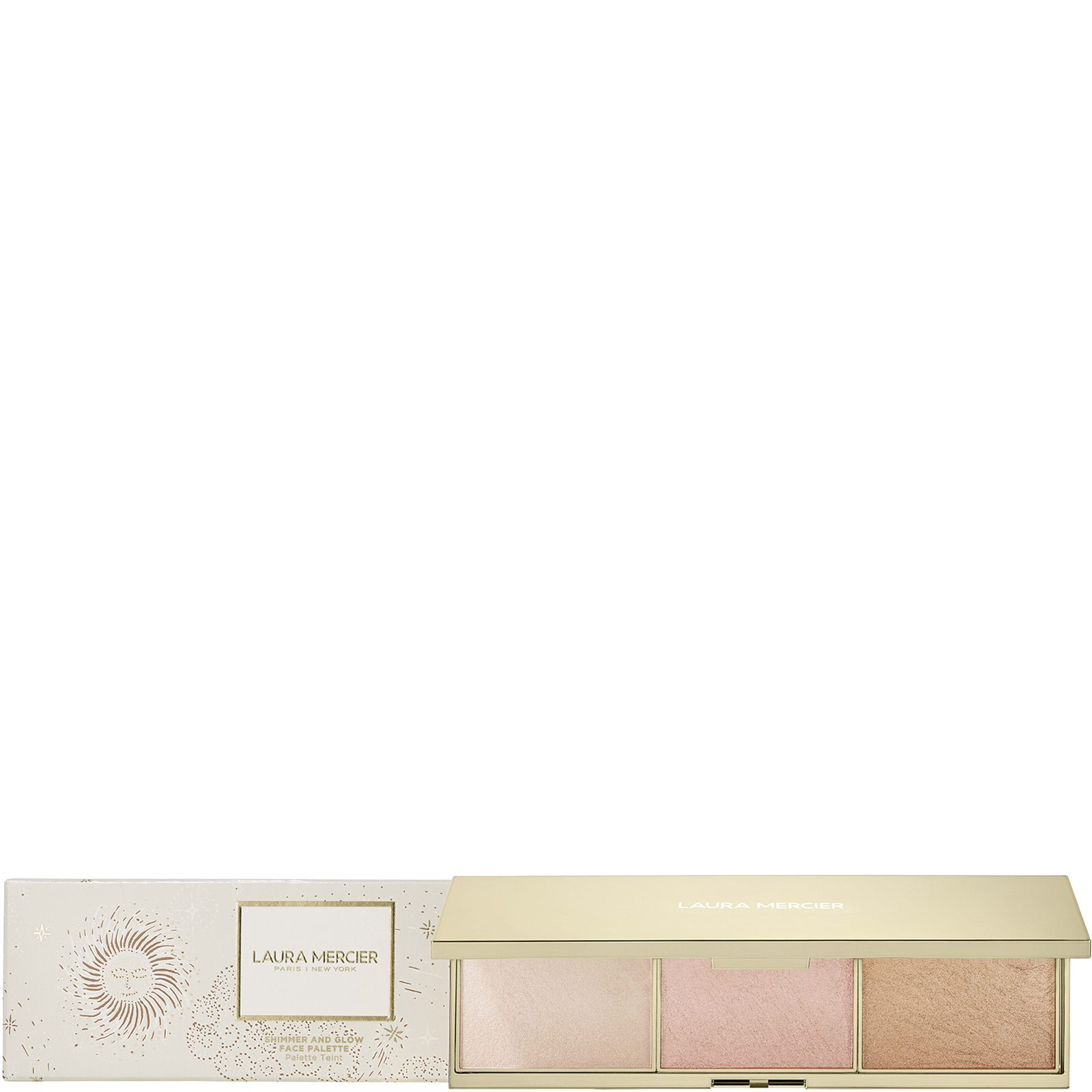 Laura Mercier Shimmer & Glow Face Palette - 3 x 11.5g | LOOKFANTASTIC