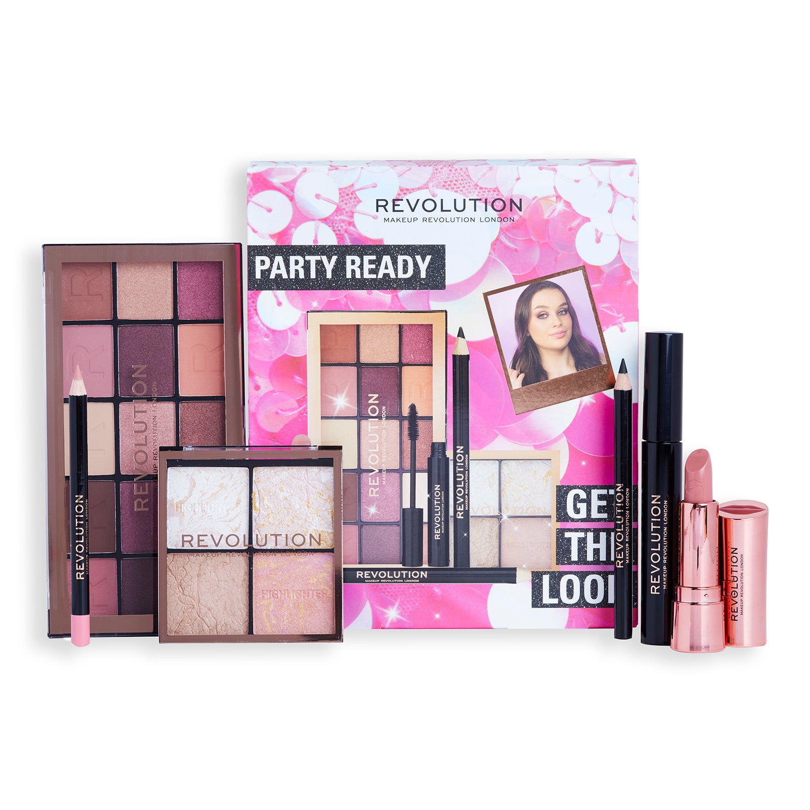 Makeup Revolution Get The Look Party Ready Gift Set (Worth £26.99 ...
