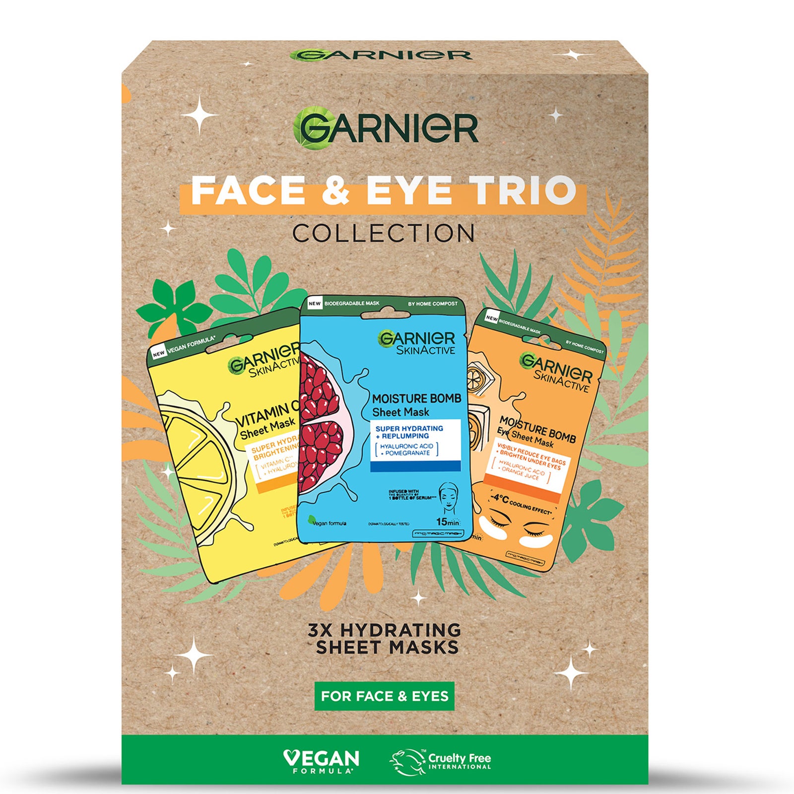 Garnier Face and Eye Trio Collection | LOOKFANTASTIC