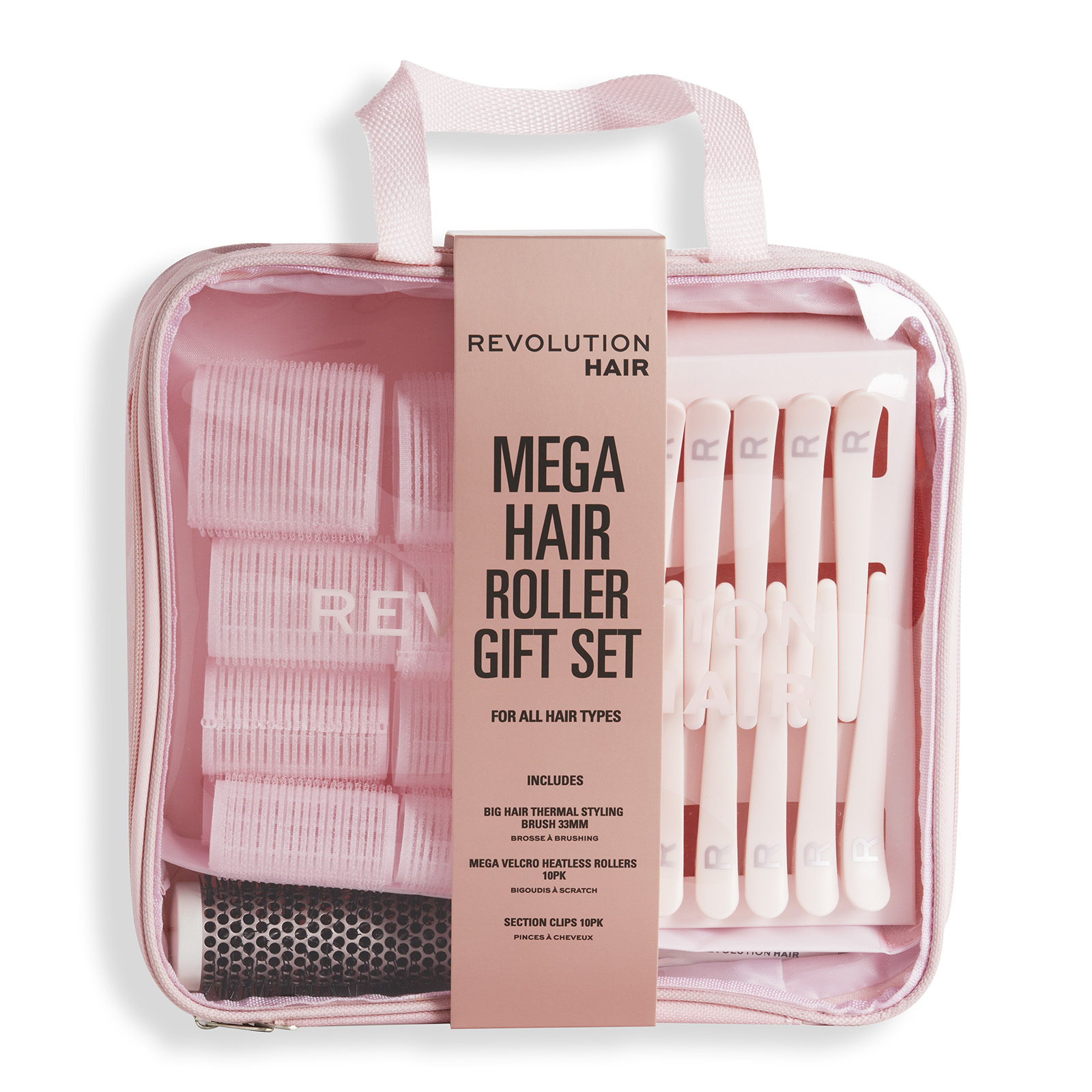 Revolution Haircare Mega Hair Roller Gift Set (Pack of 10) | LOOKFANTASTIC