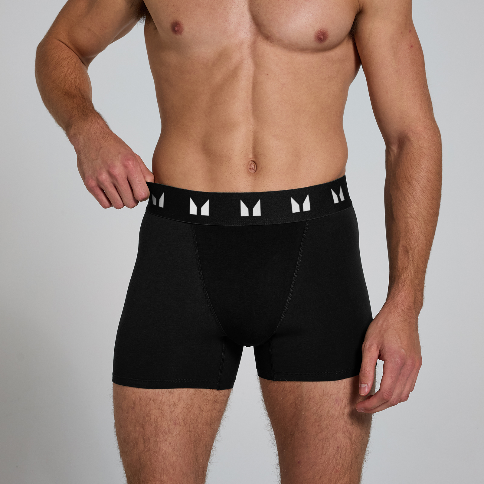 MP Men's Boxers (3 Pack) - Black / White / Grey | MYPROTEIN™