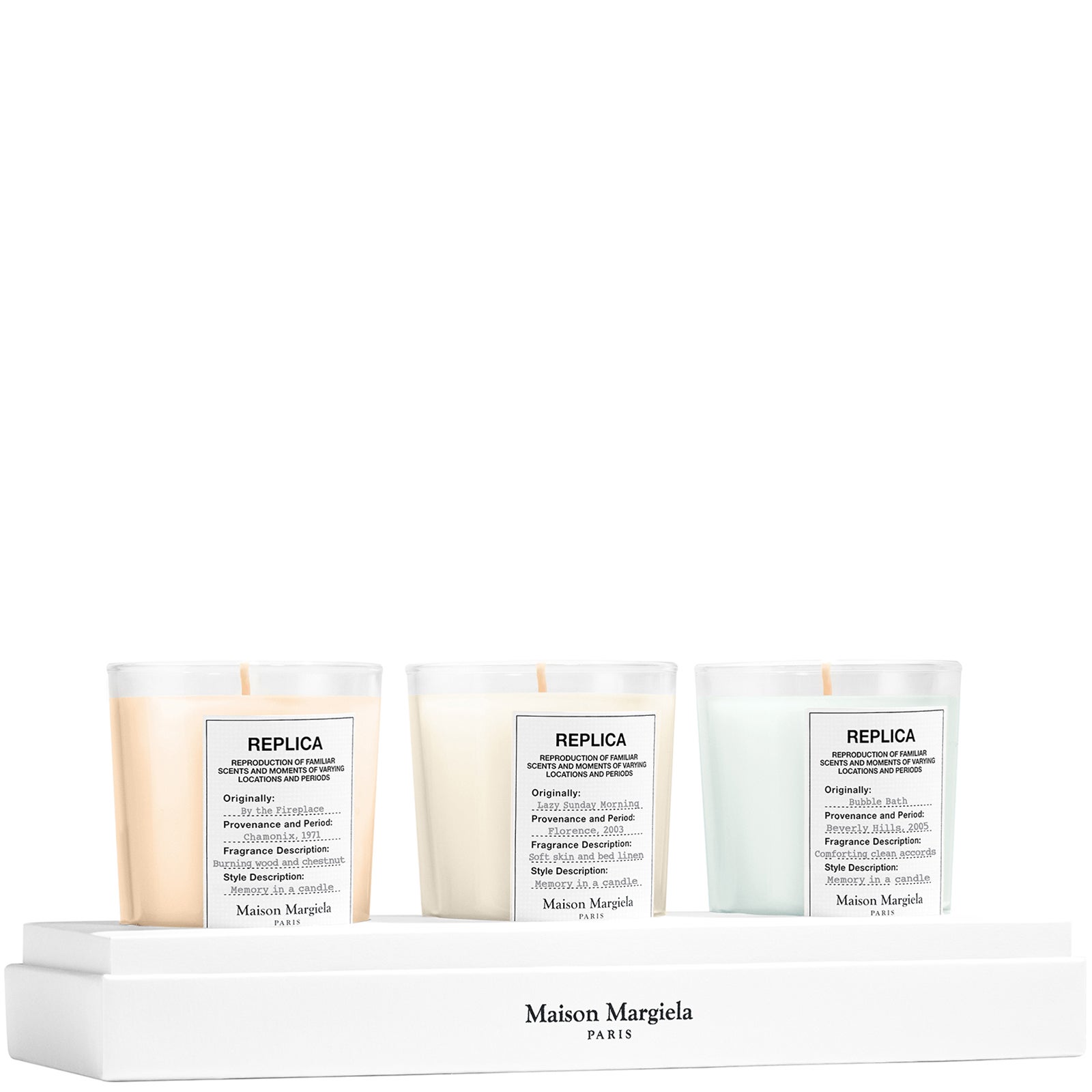 Maison Margiela Replica Candle Trio Set | LOOKFANTASTIC