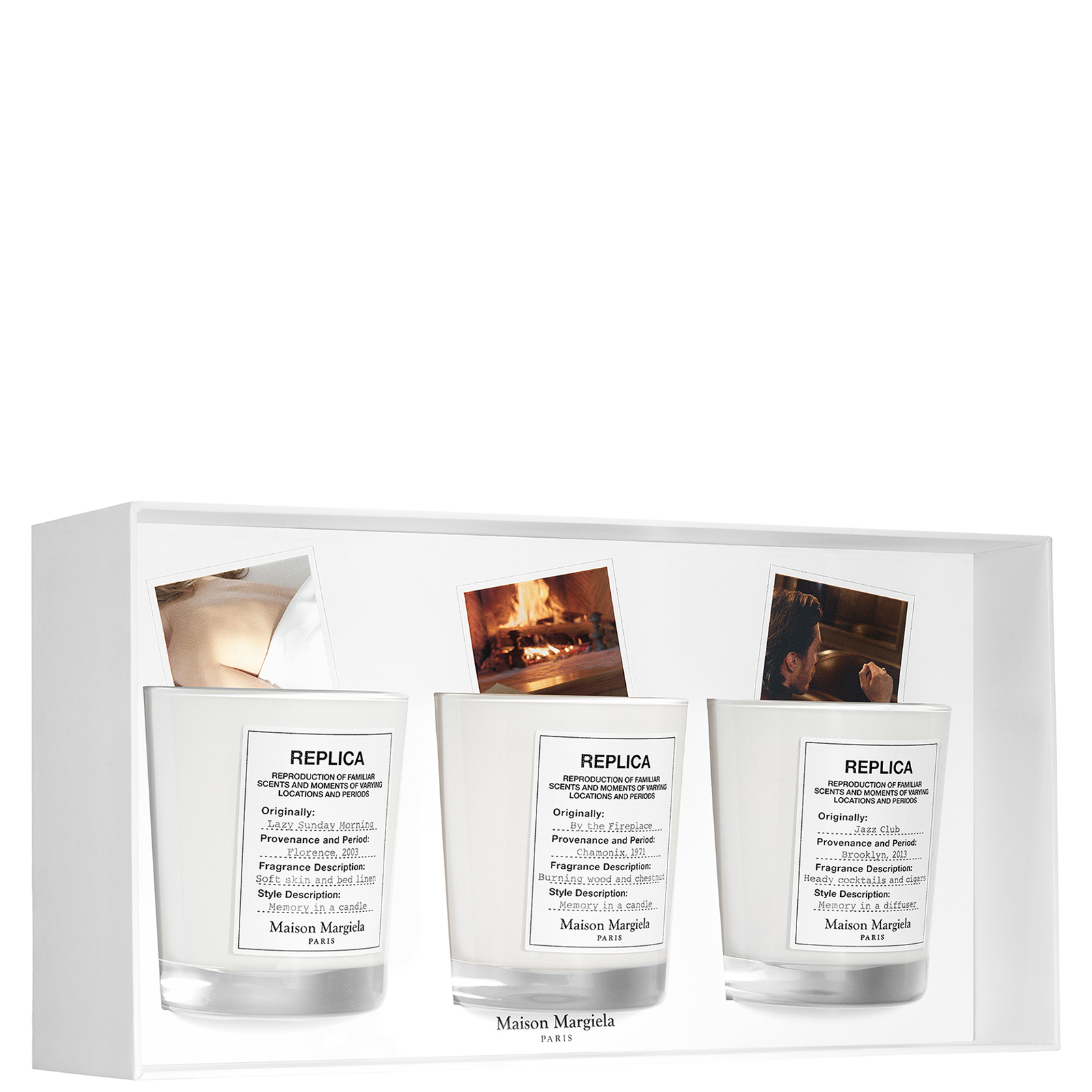 Maison Margiela Replica Candle Trio Set 165g (Worth £165) | LOOKFANTASTIC