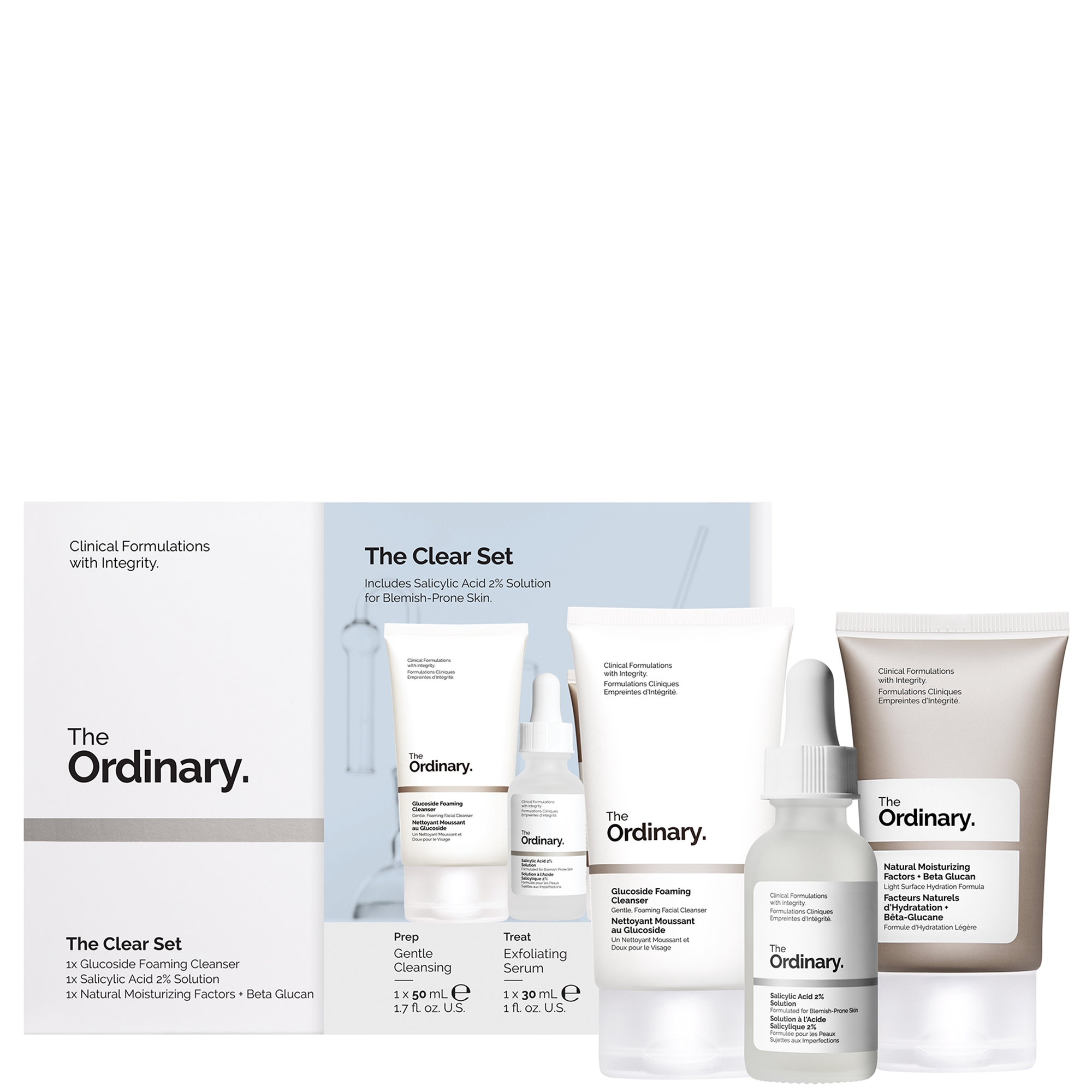 The Ordinary The Clear Set for Blemish-Prone Skin with Salicylic Acid ...