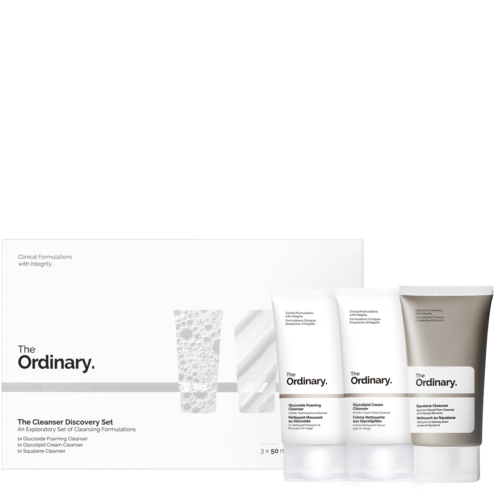 The Ordinary Exclusive The Cleanser Discovery Set | LOOKFANTASTIC