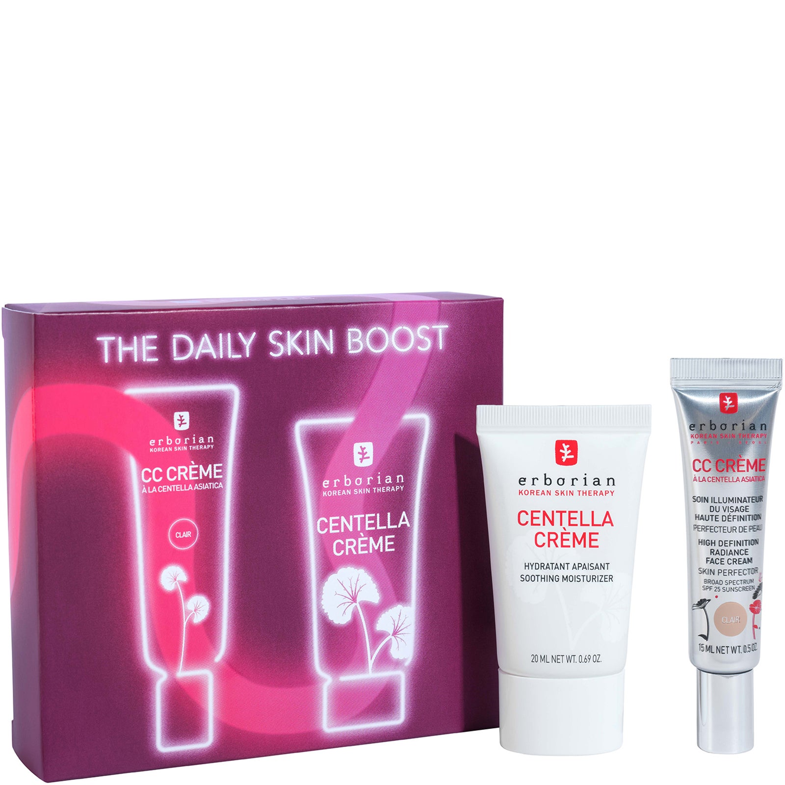 Erborian The Daily Skin Boost Set (Various Shades) | LOOKFANTASTIC