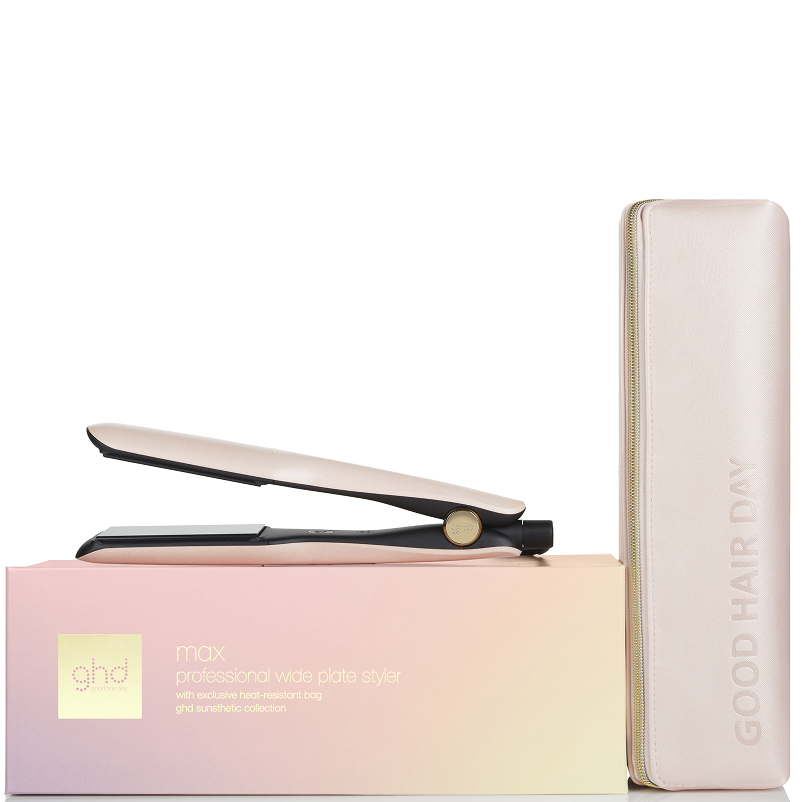 ghd Sunsthetic Collection Max Straighteners - Rose Gold | LOOKFANTASTIC