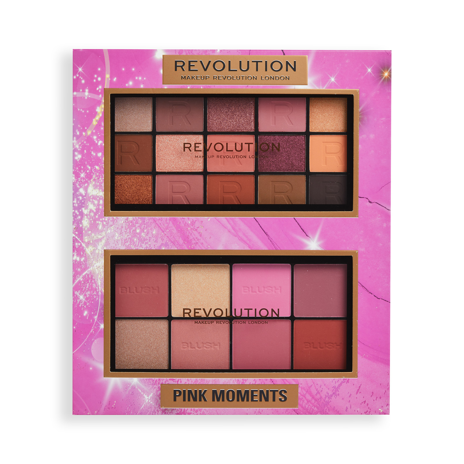 Revolution Pink Moments Face and Eye Gift Set | LOOKFANTASTIC