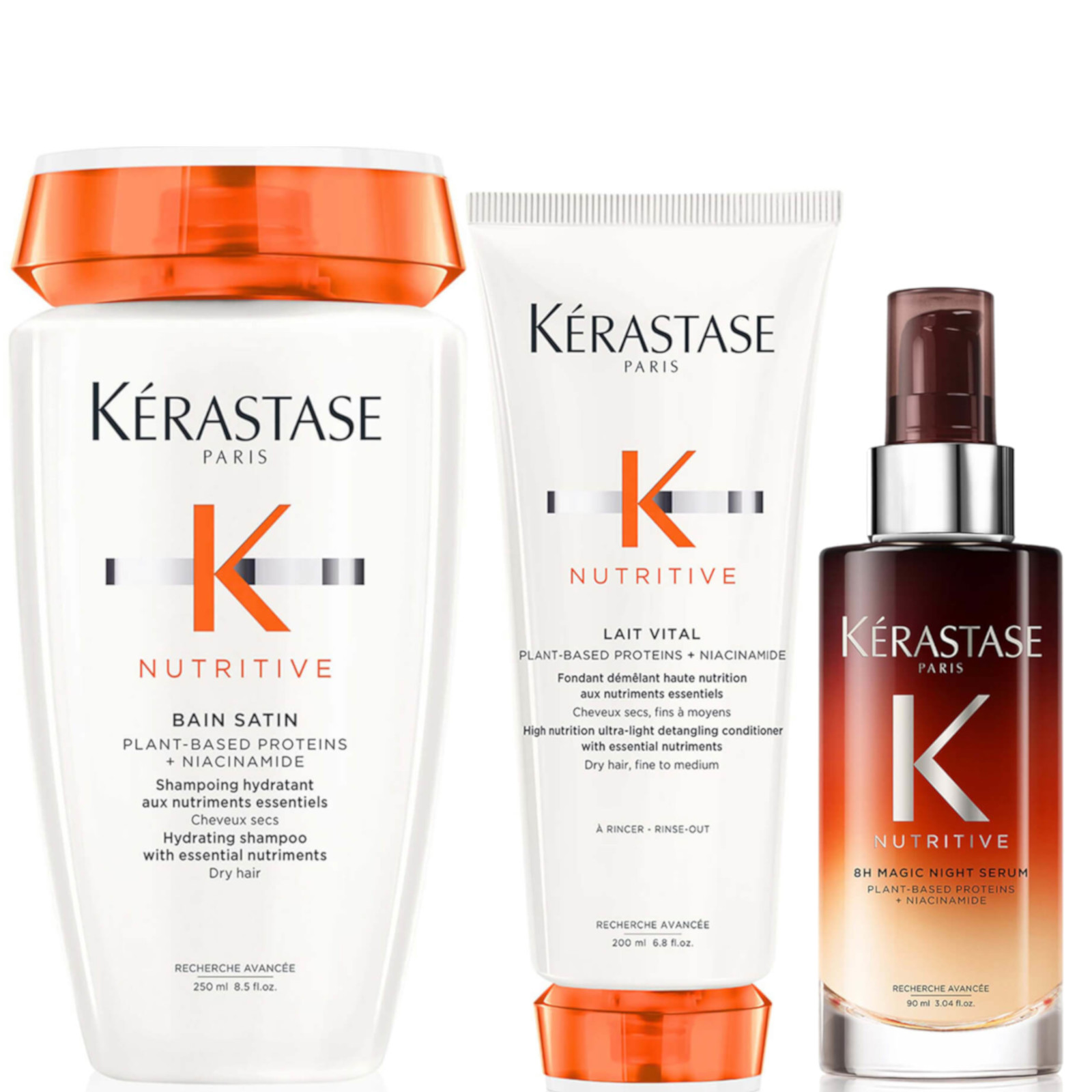 Kérastase Nutritive Nourishing Essentials Bundle for Fine-Medium Dry ...