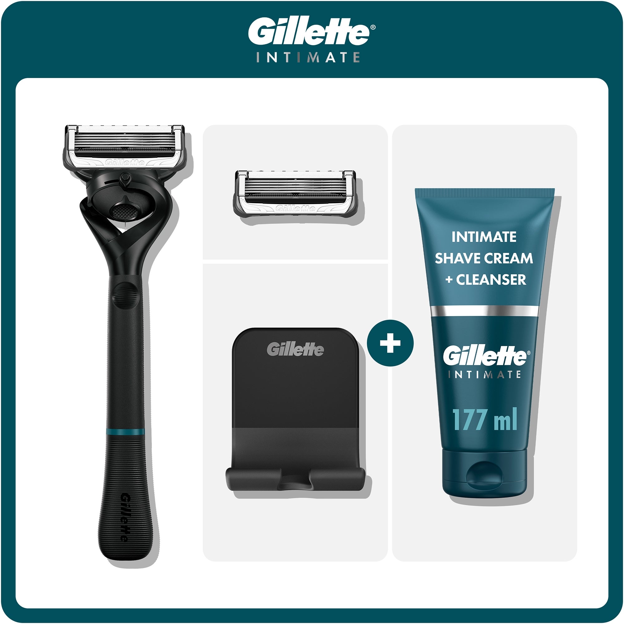 Intimate Shaving Essentials: Razor & Shave Cream | Gillette UK