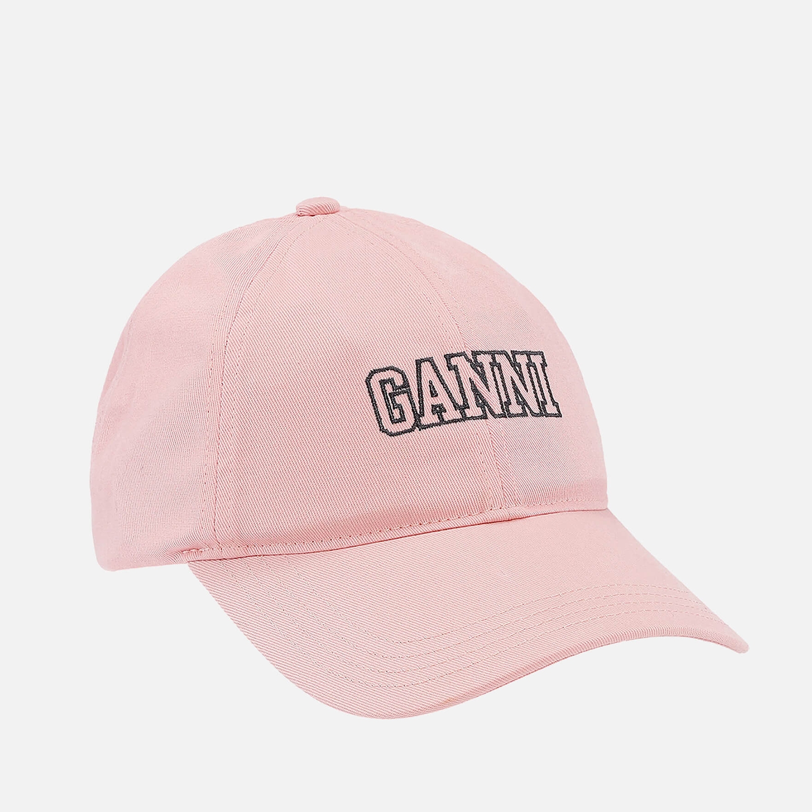 Ganni Logo-Embroidered Cotton-Twill Cap | Coggles