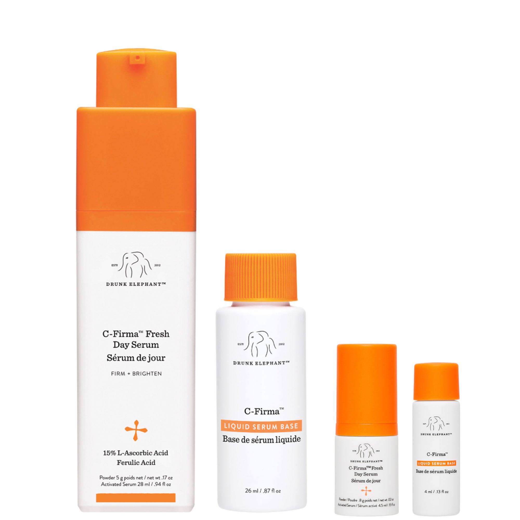 Drunk Elephant C-Firma Home and Away Bundle (Worth £81.00) | LOOKFANTASTIC