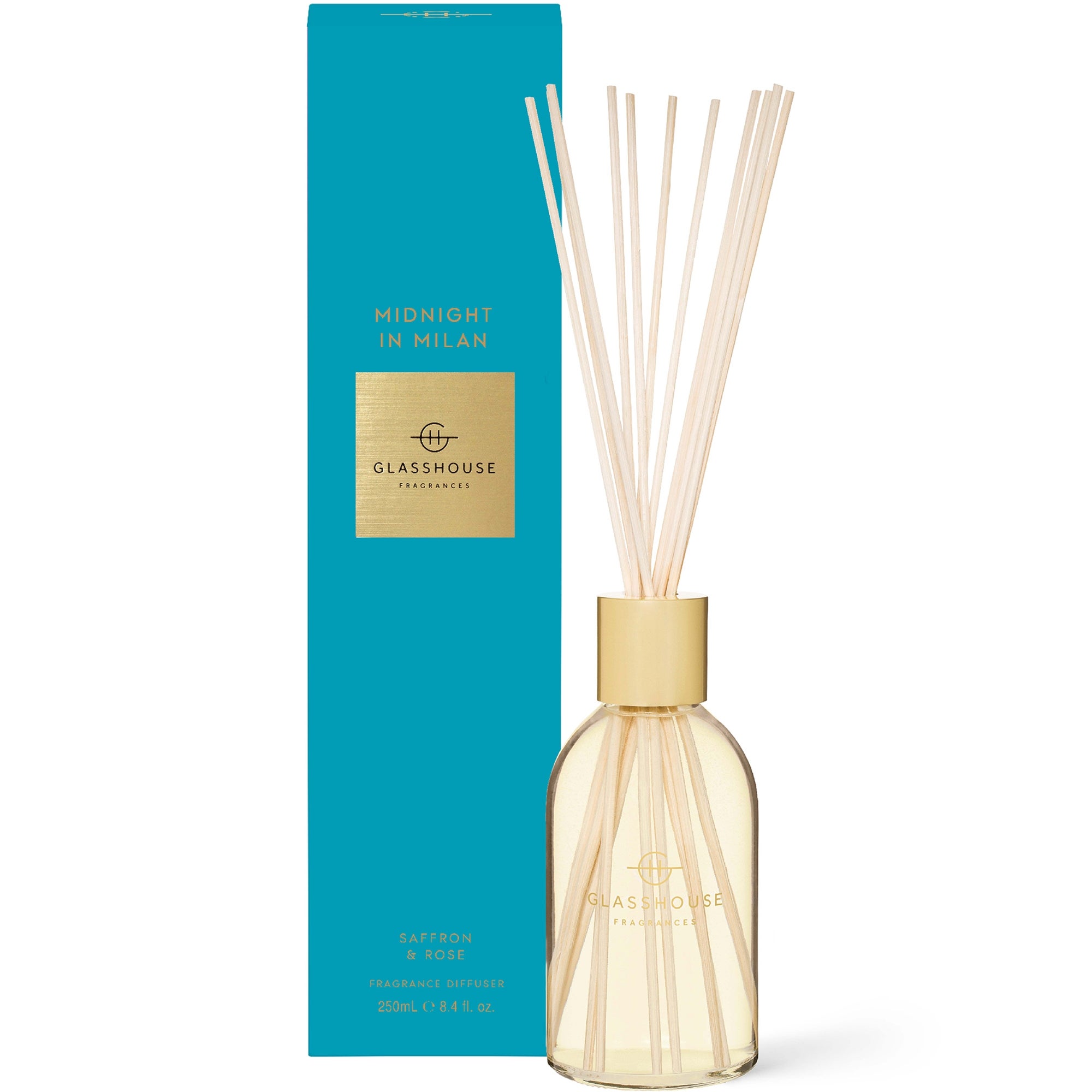 Glasshouse Fragrances Midnight in Milan Diffuser 250ml | LOOKFANTASTIC