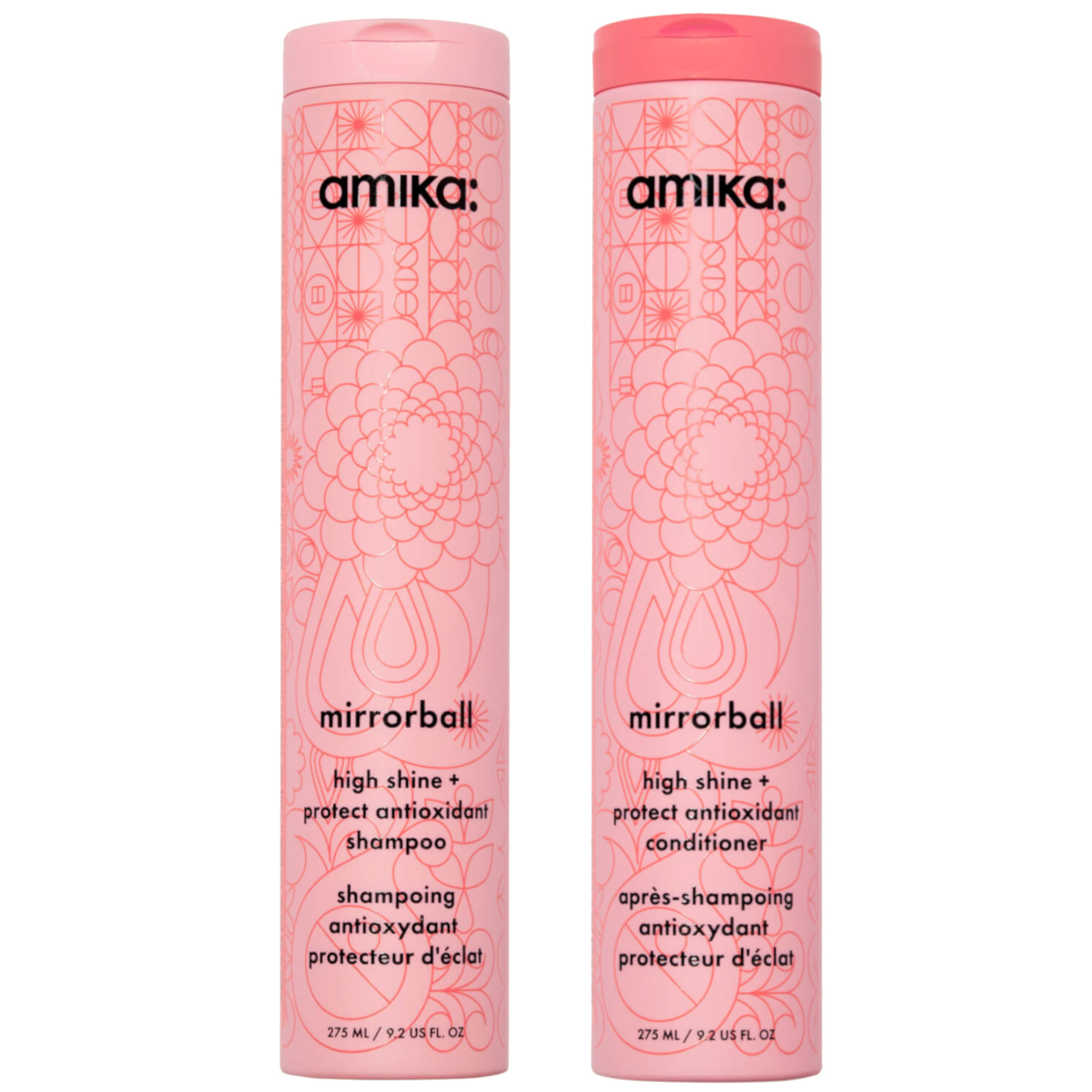 amika Mirrorball High Shine and Protect Antioxidant Shampoo and ...