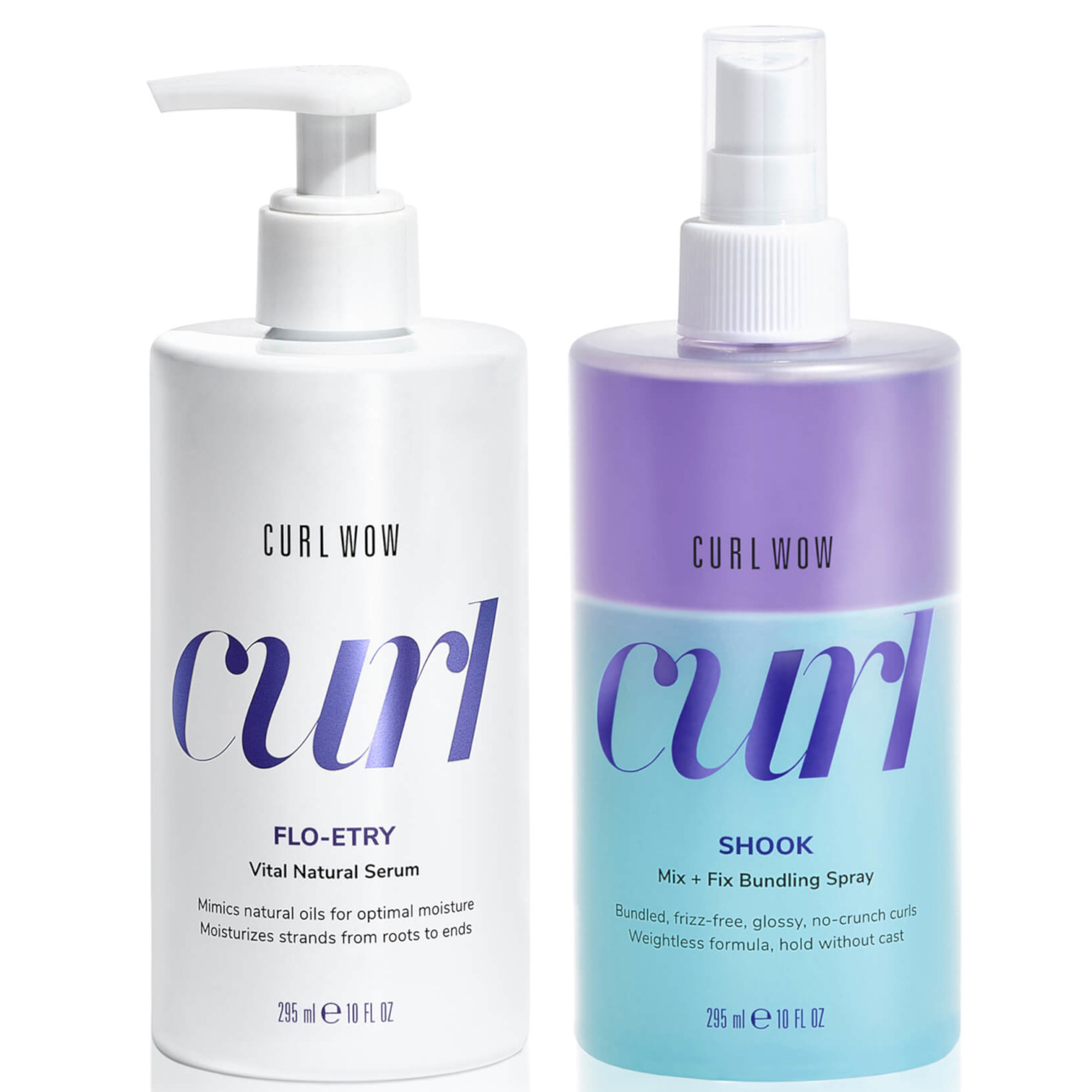 Color Wow Curl Wow Anti-Frizz Curl Styling 295ml Duo | Cult Beauty