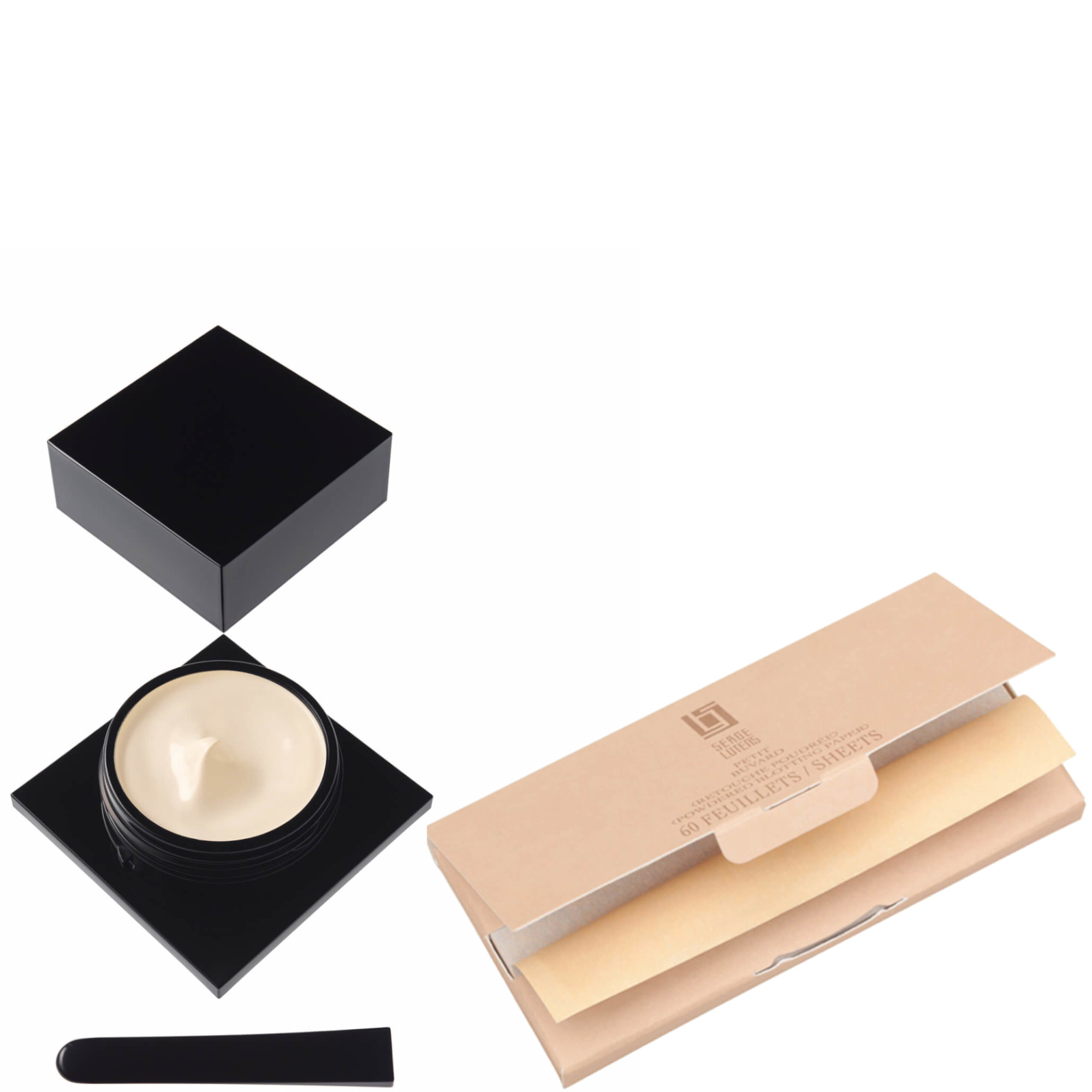 Serge Lutens Petit Buvard Matifying Paper and Spectral Cream Foundation ...