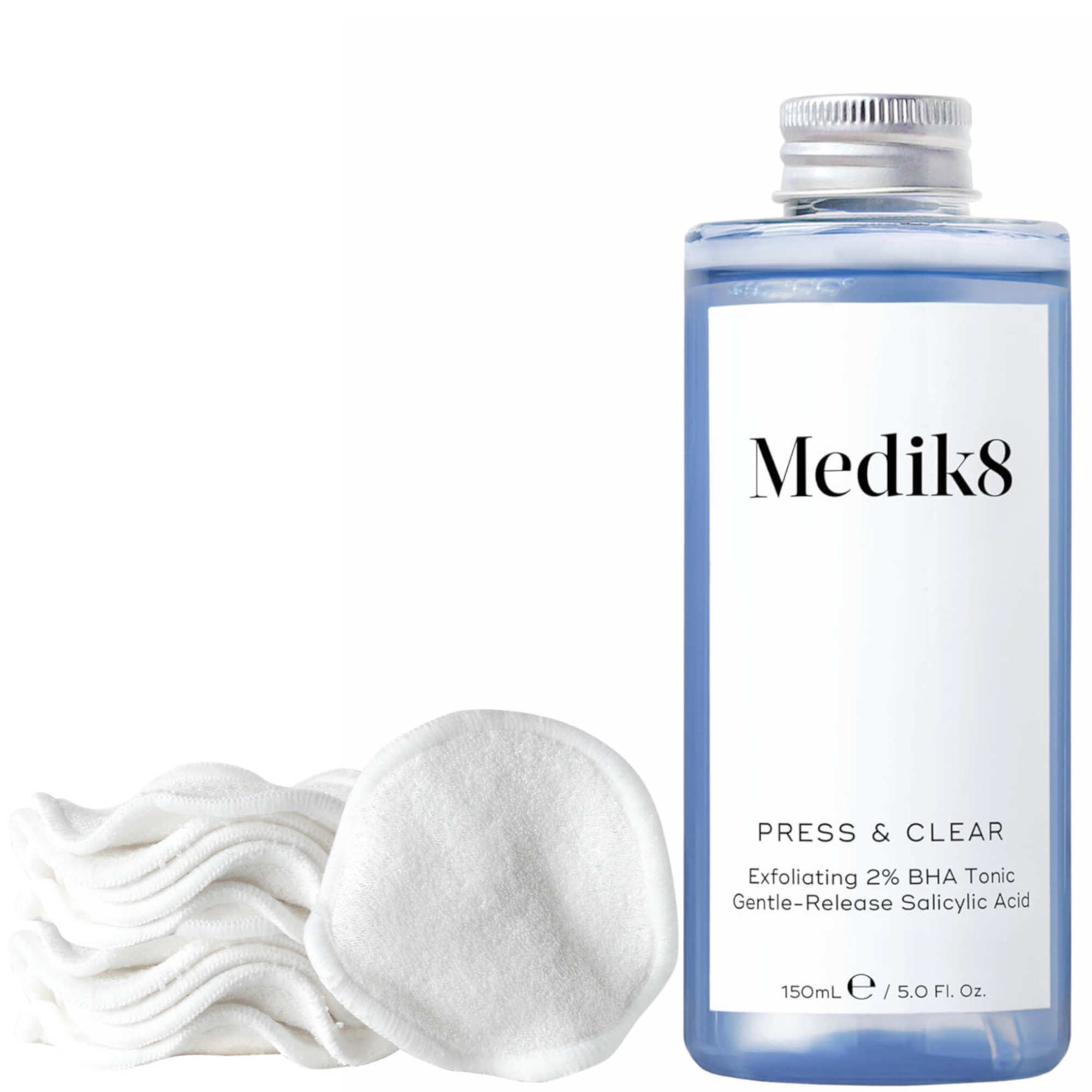 Medik8 Press & Clear Refill and Cotton pads | Cult Beauty