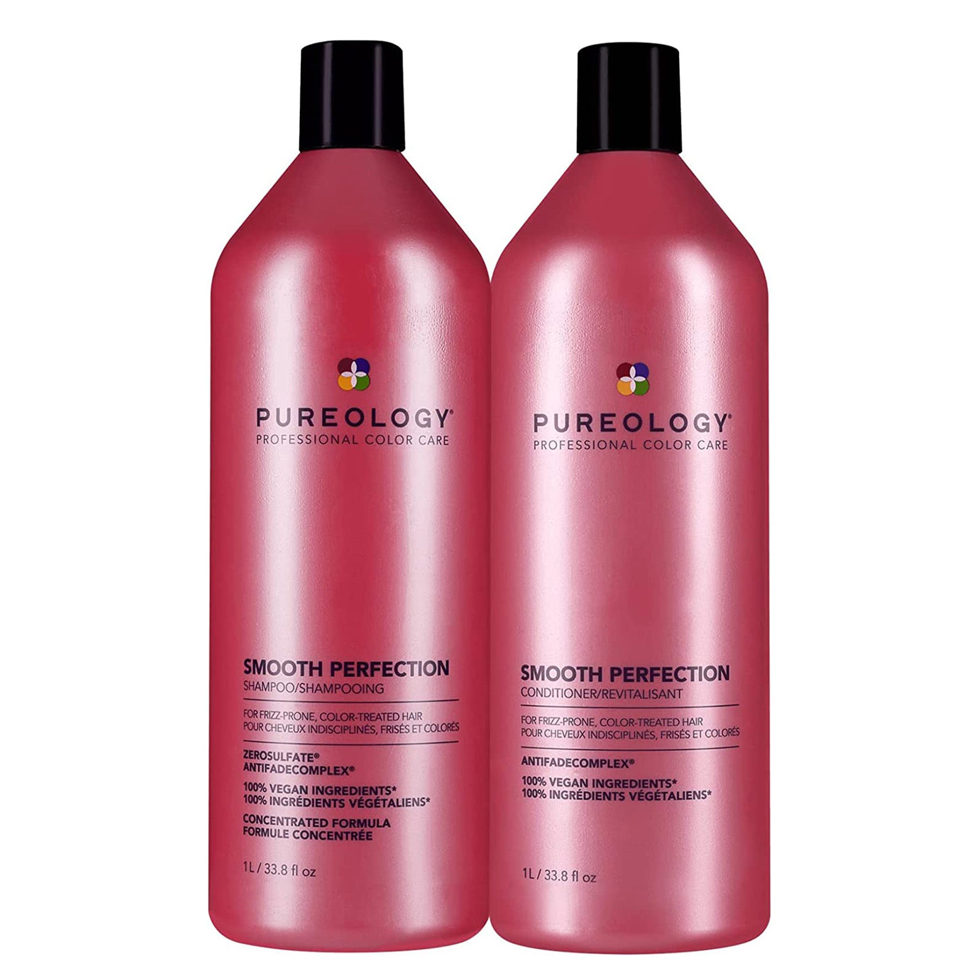 Pureology Smooth Perfection Shampoo and Conditioner Routine For Frizz ...