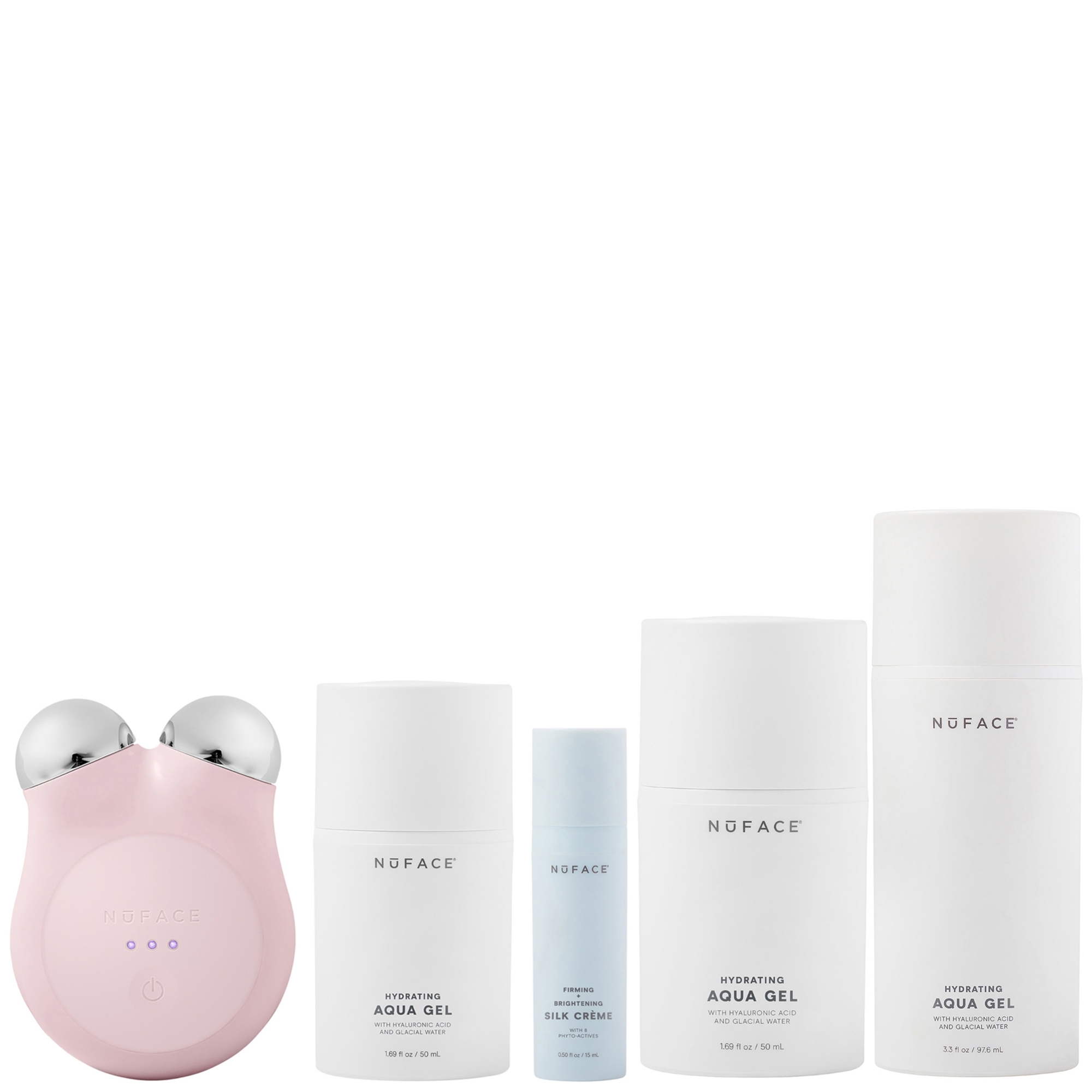 NuFACE Mini+ Starter Kit and Aqua Gel Bundle (Worth $340.00) | Dermstore