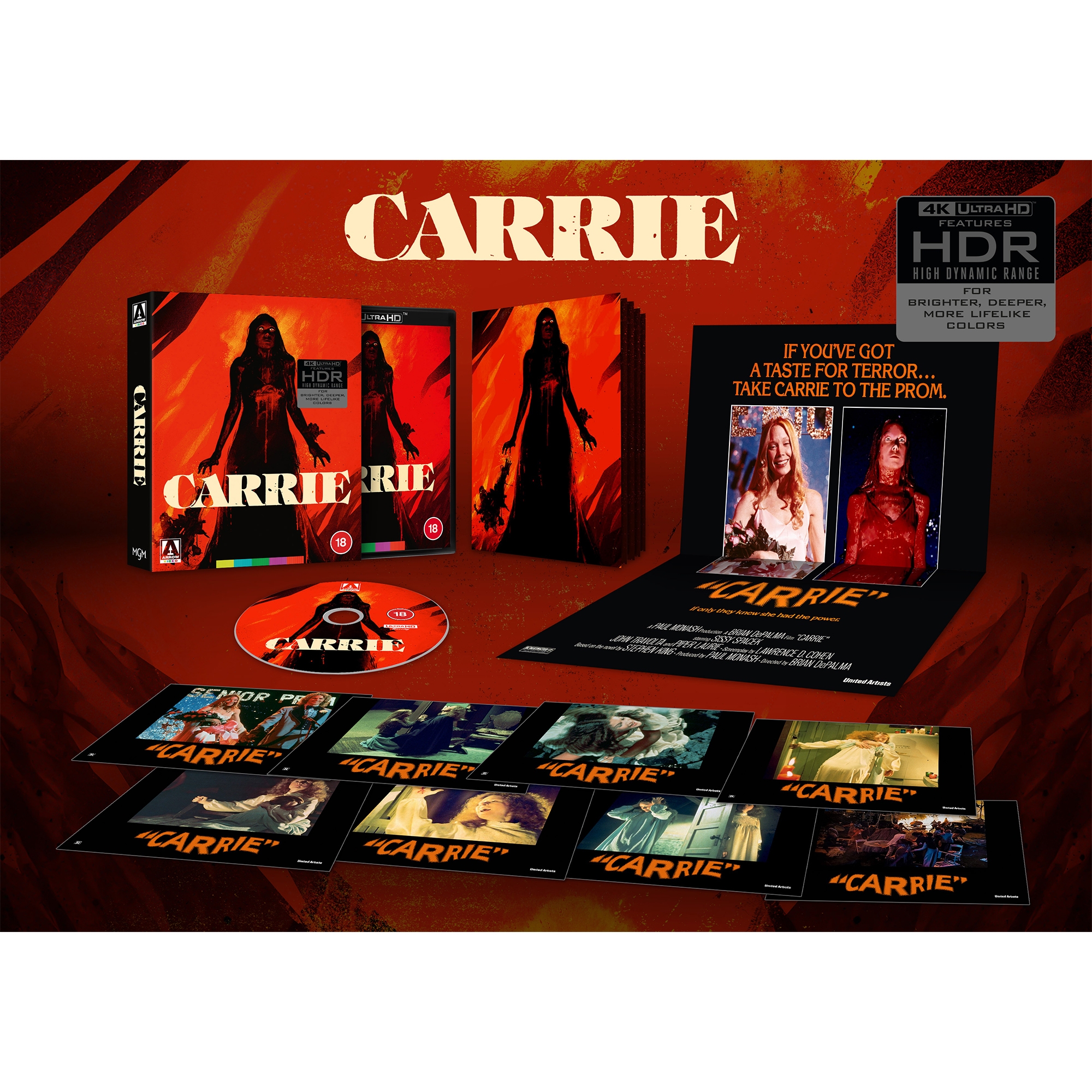 Carrie Limited Edition 4K UHD | Arrow Films UK