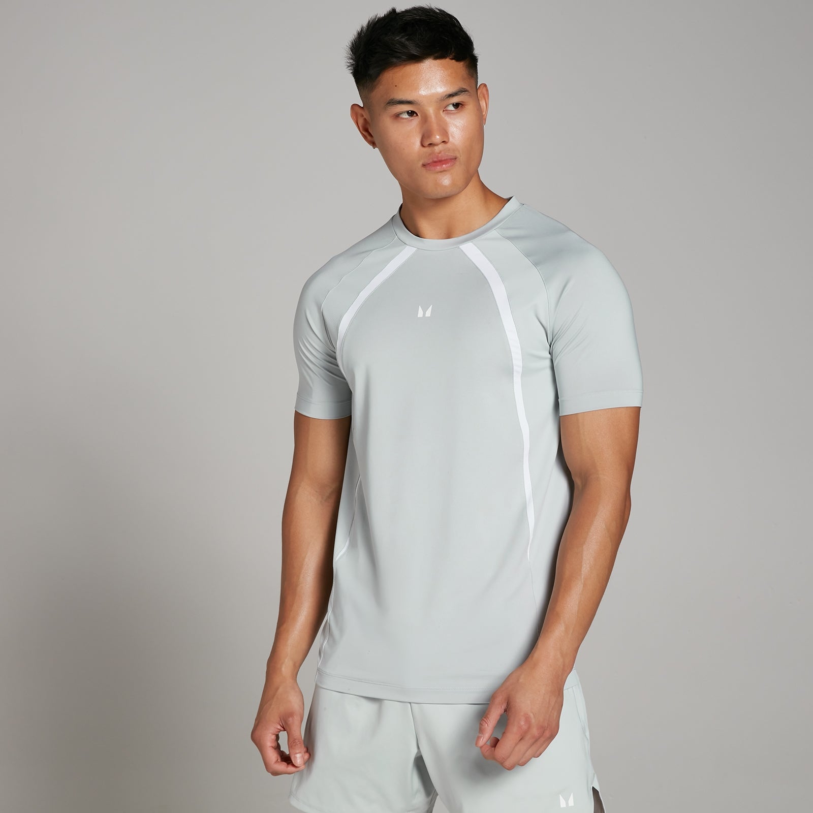 T-Shirt MP Tempo Panel Masculina - Branco | Myprotein PT