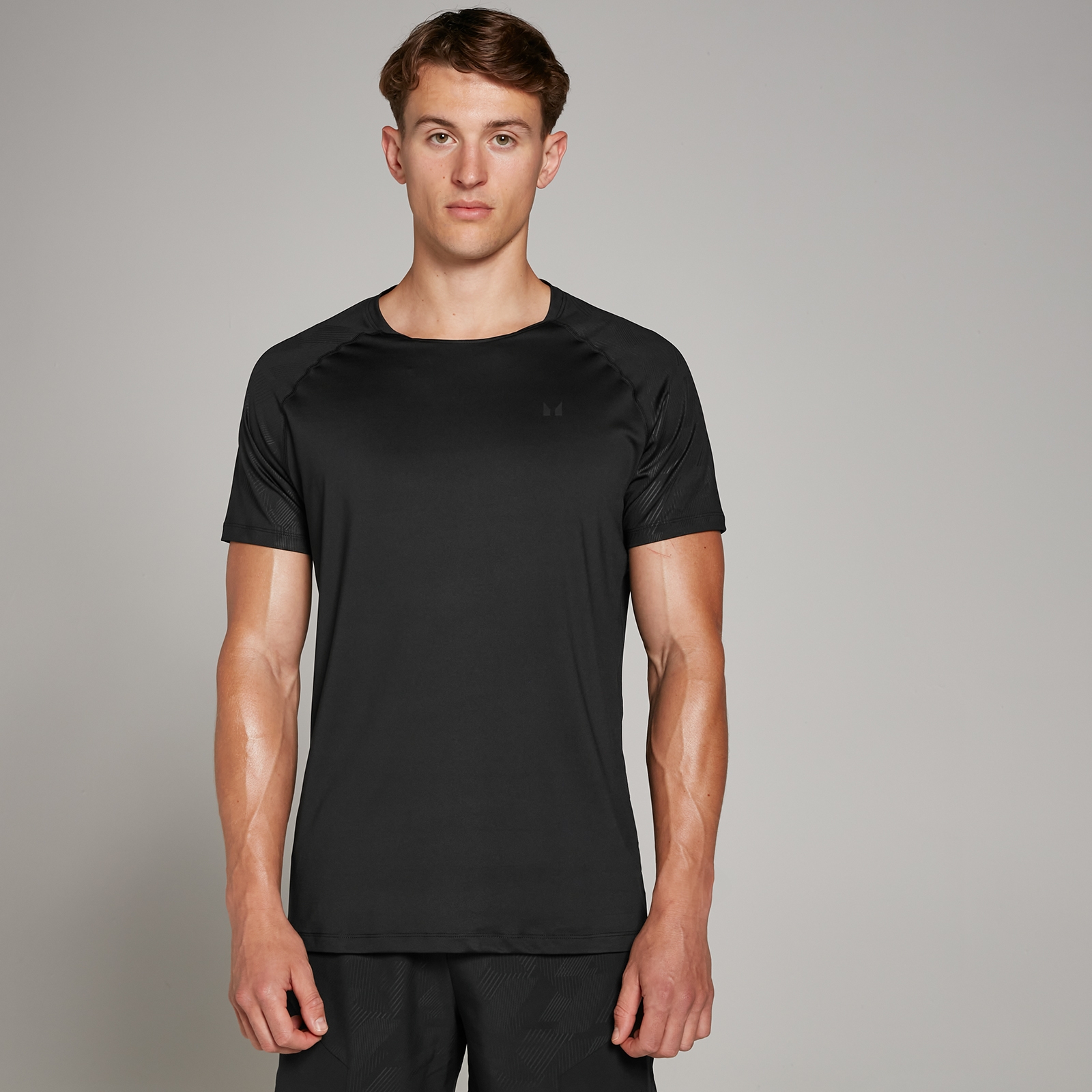 MP Men's Tempo Embossed Training T-Shirt - Dark Slate | Myprotein
