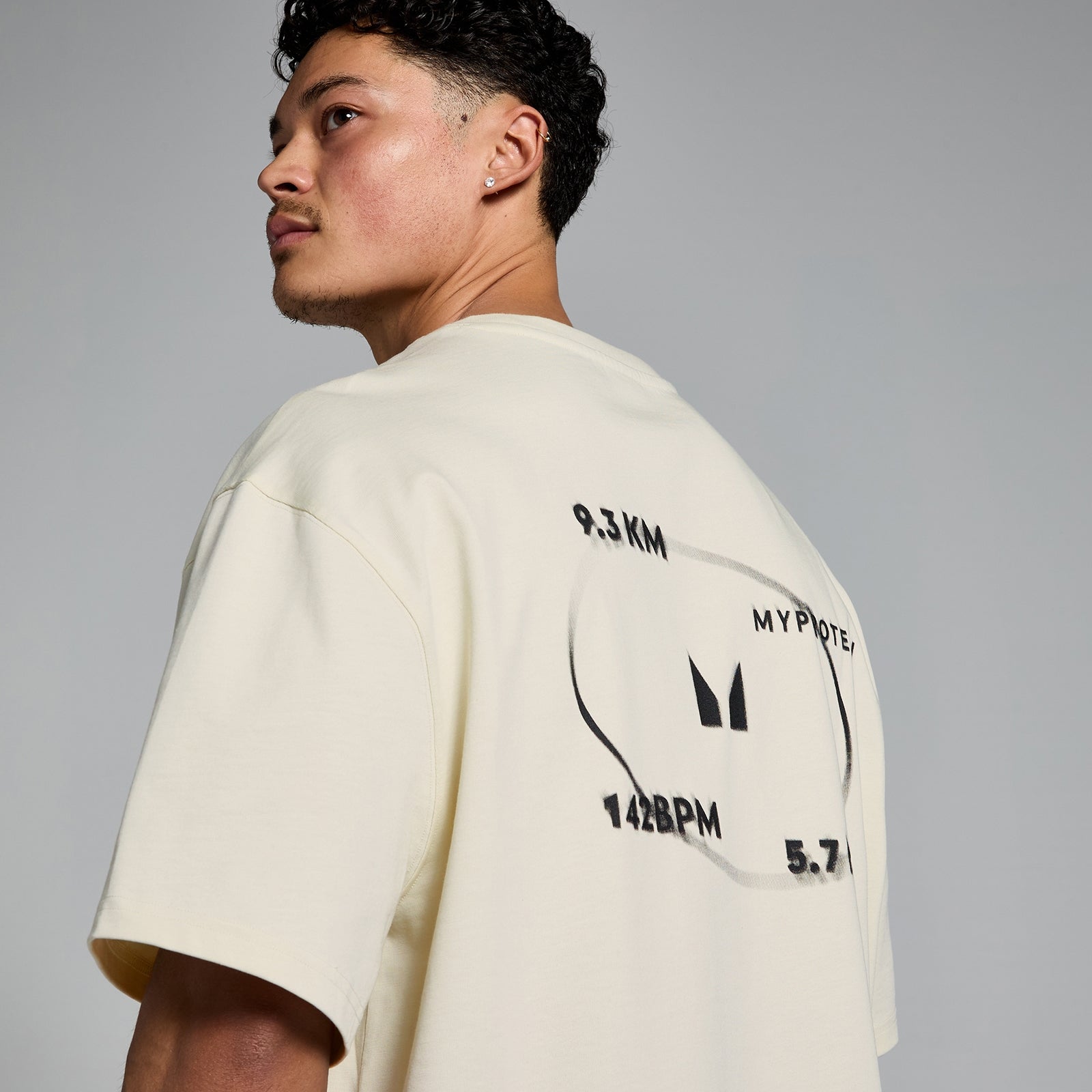 MP Tracking Graphic T-Shirt - Washed Black | MYPROTEIN™