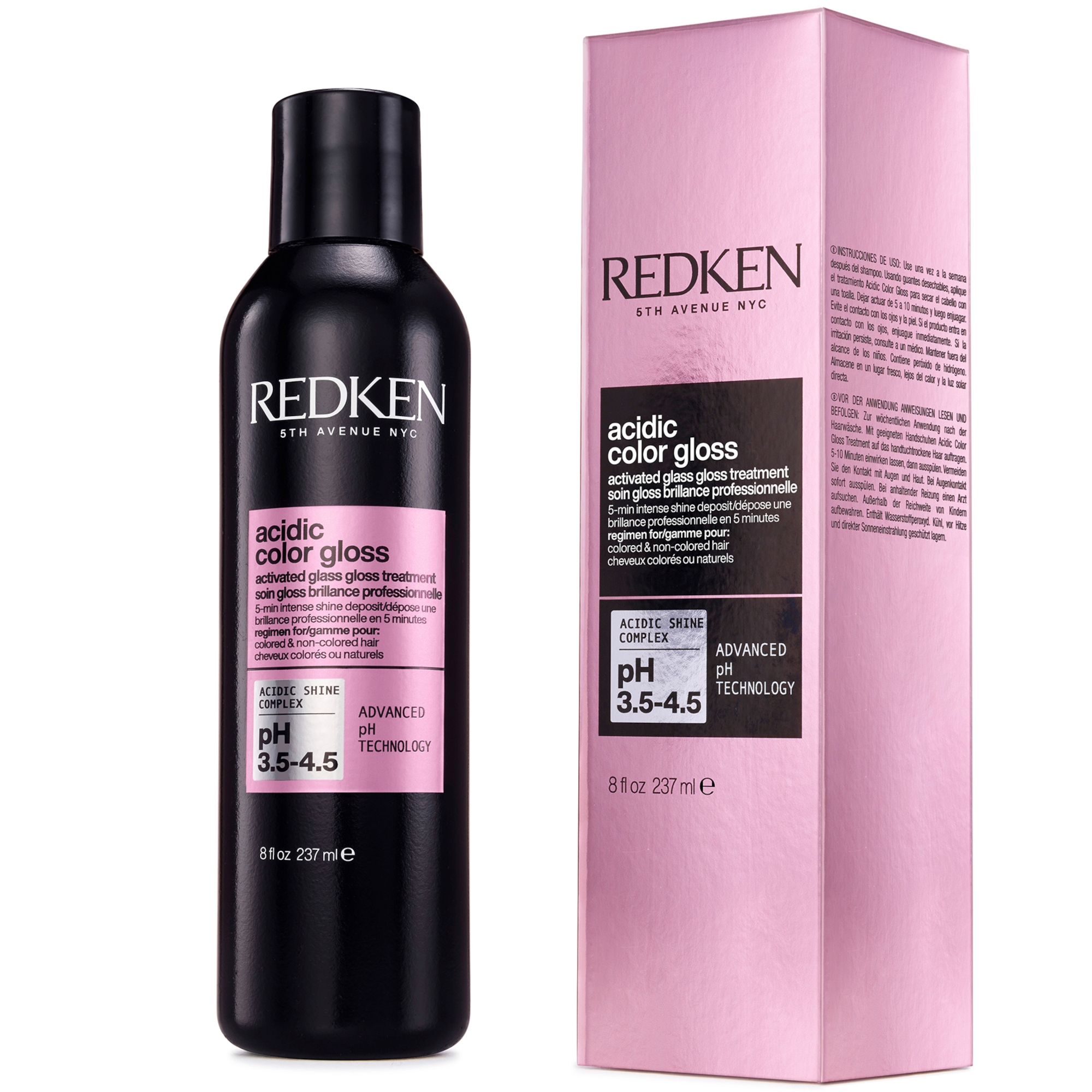 Redken Acidic Color Gloss Activated Glass Gloss Hair Treatment for ...
