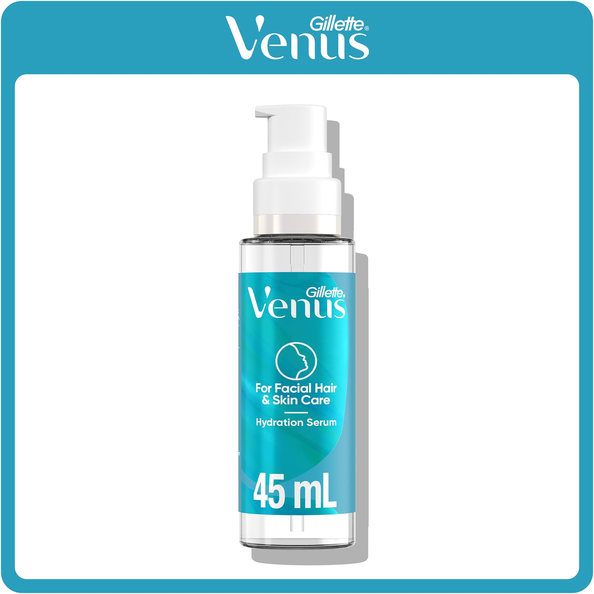 Gillette Venus Facial Hair & Skin Care Post-Shave Hydration Serum ...