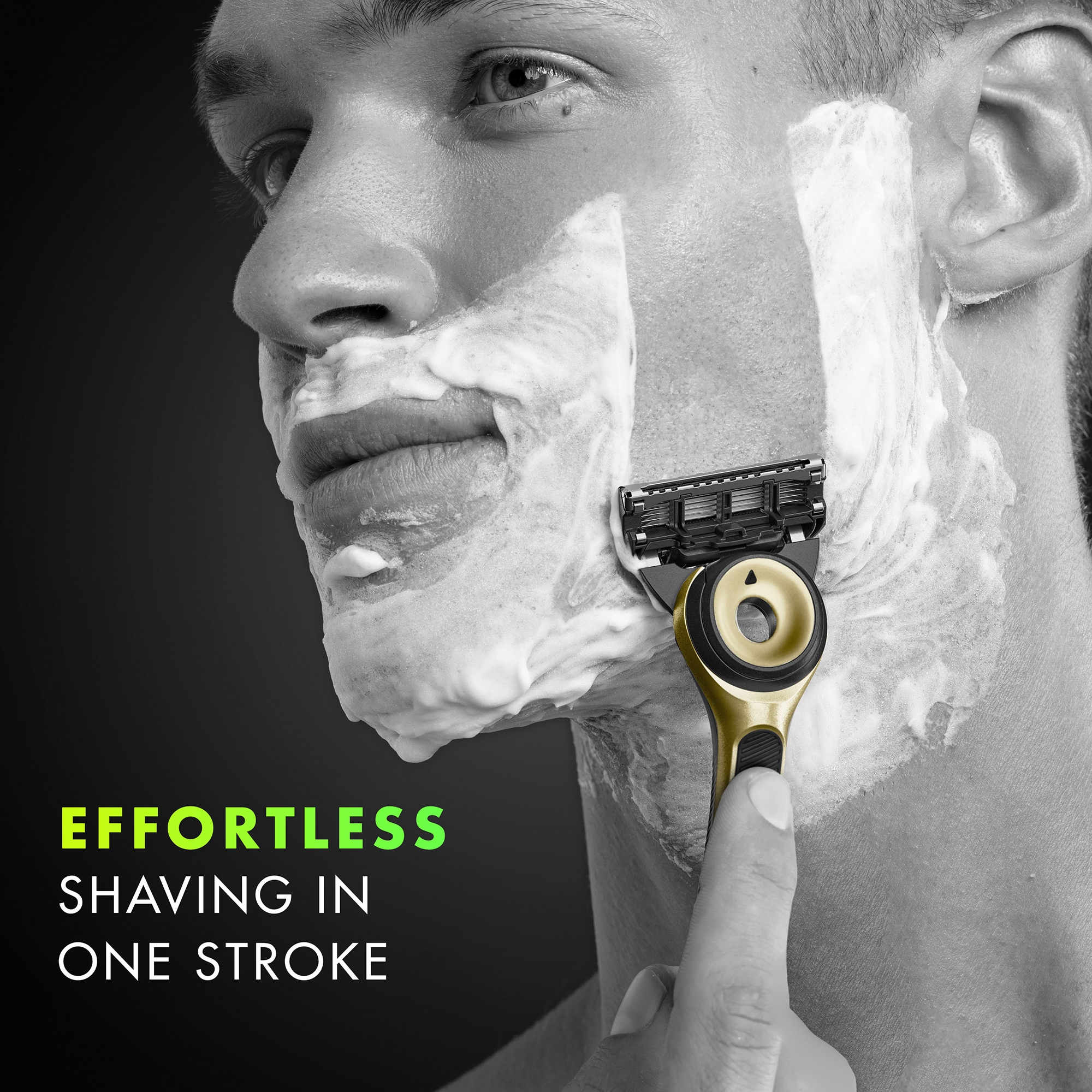 Gillette Labs Gold Edition Razor, Shaving Gel and Moisturiser