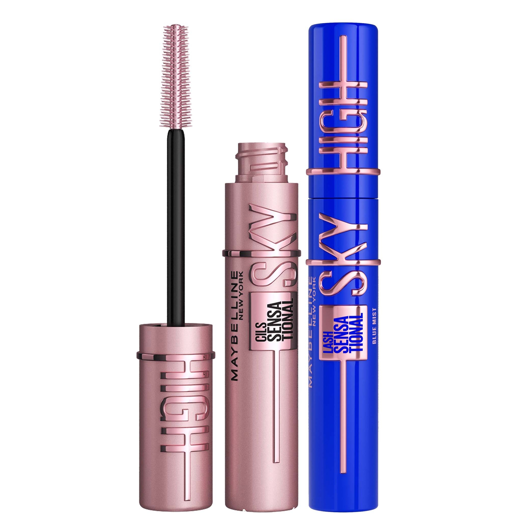 Maybelline Lash Sensational Sky High Mascara Bundle (Various Shades ...