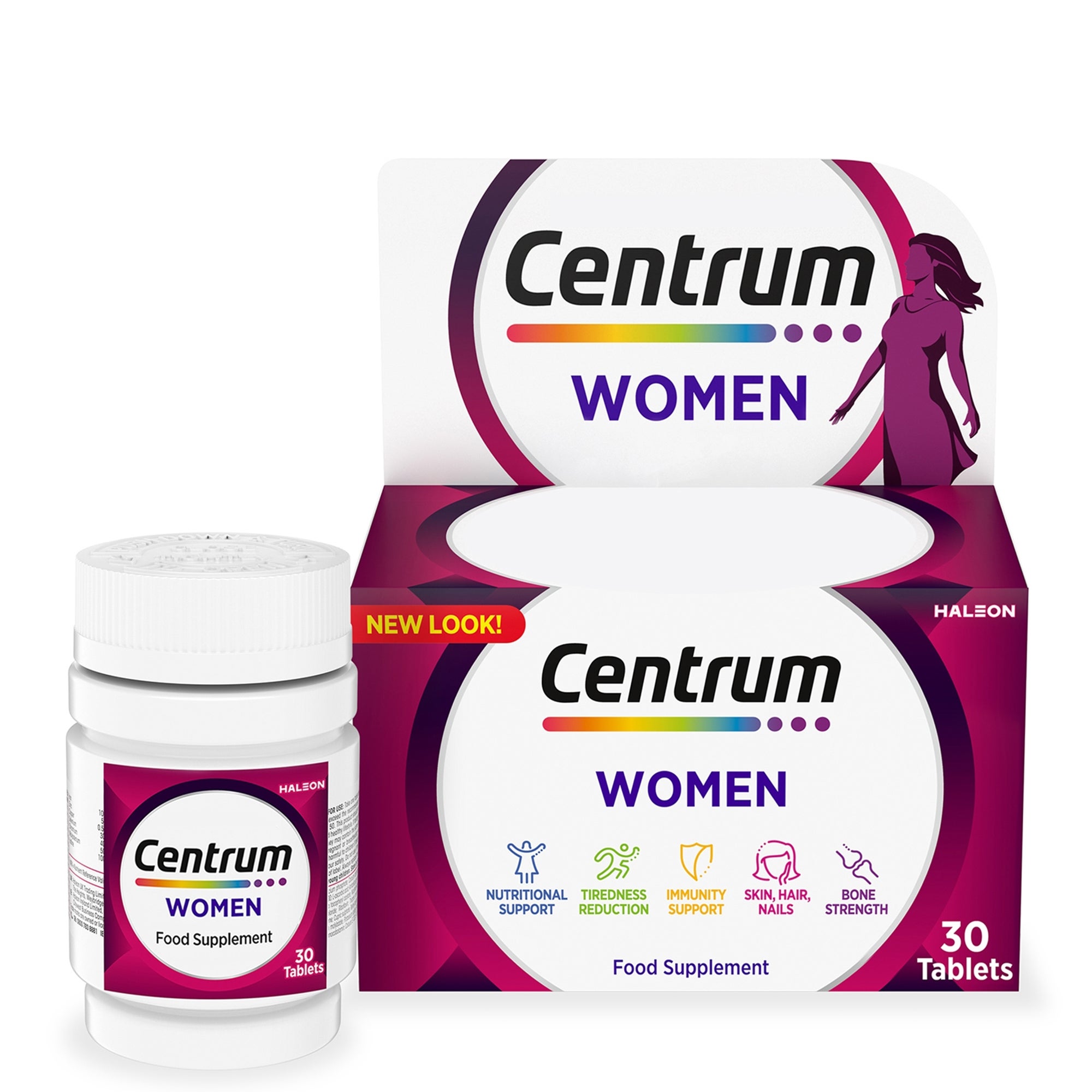 Centrum Women's Multivitamins and Minerals Tablets - 30 Tablets ...