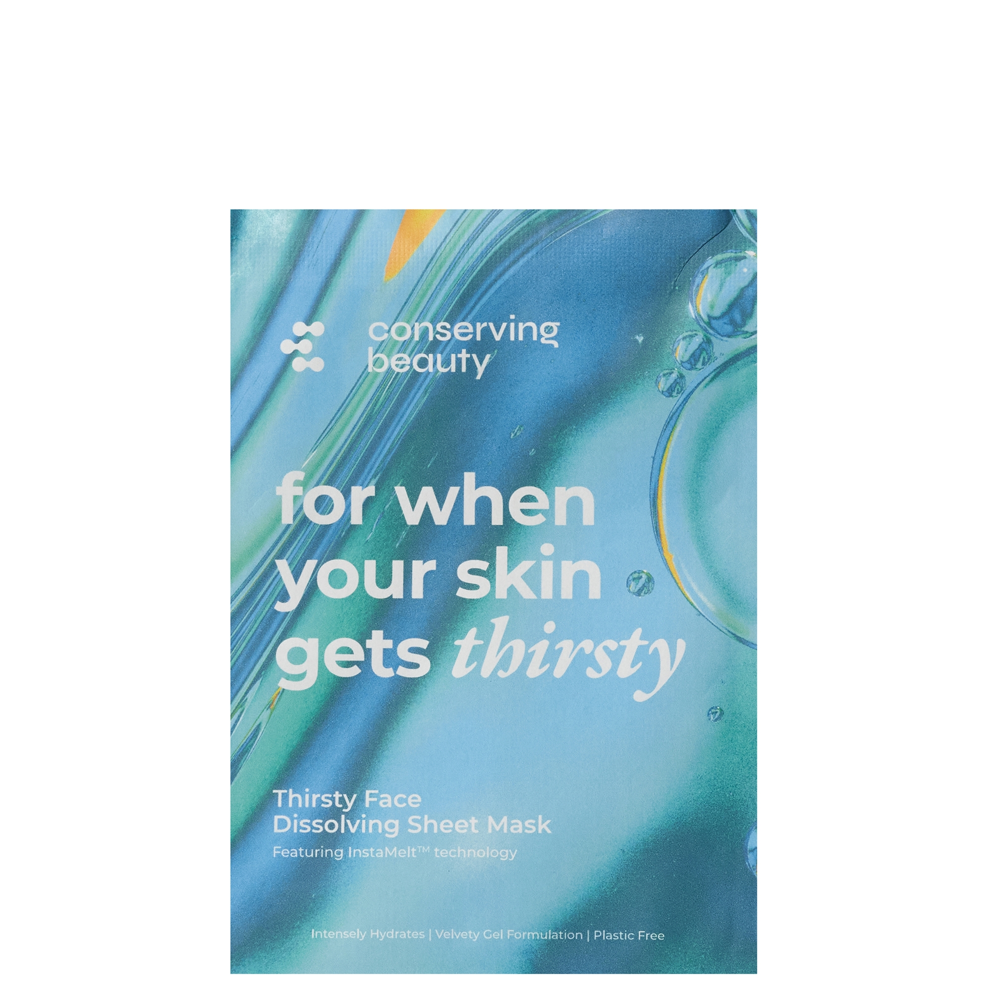 Conserving Beauty Thirsty Face Dissolving Sheet Mask 8ml | Cult Beauty