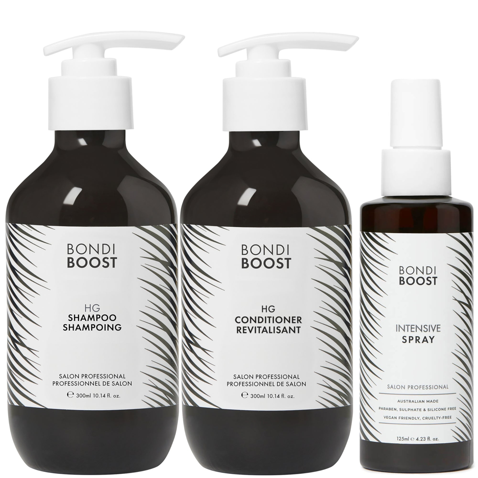 BondiBoost HG Care Plus Intensive Spray Trio | LOOKFANTASTIC