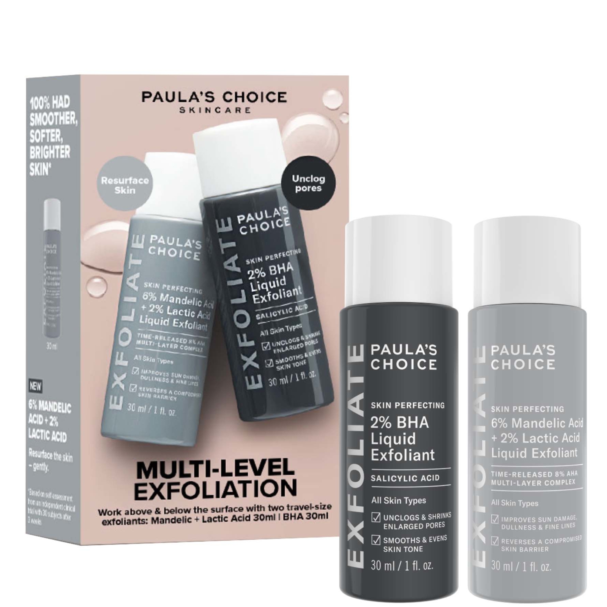 Paula's Choice Multi-Level Exfoliation Kit | Cult Beauty