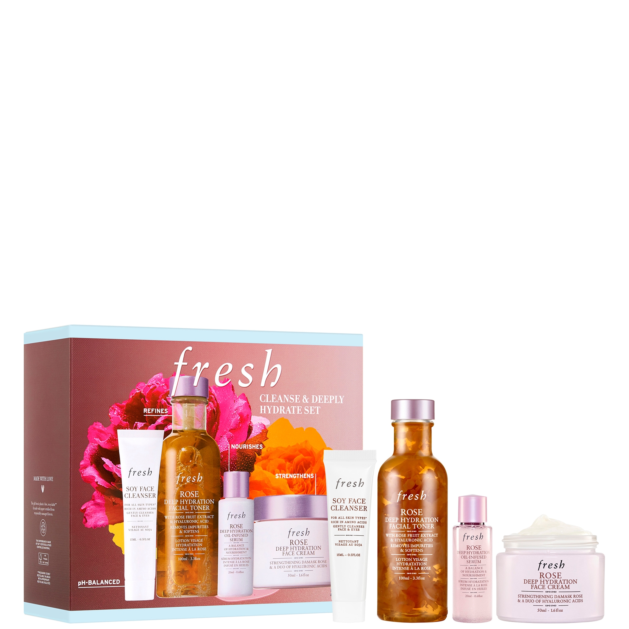 Fresh Cleanse & Deeply Hydrate Gift Set | LOOKFANTASTIC