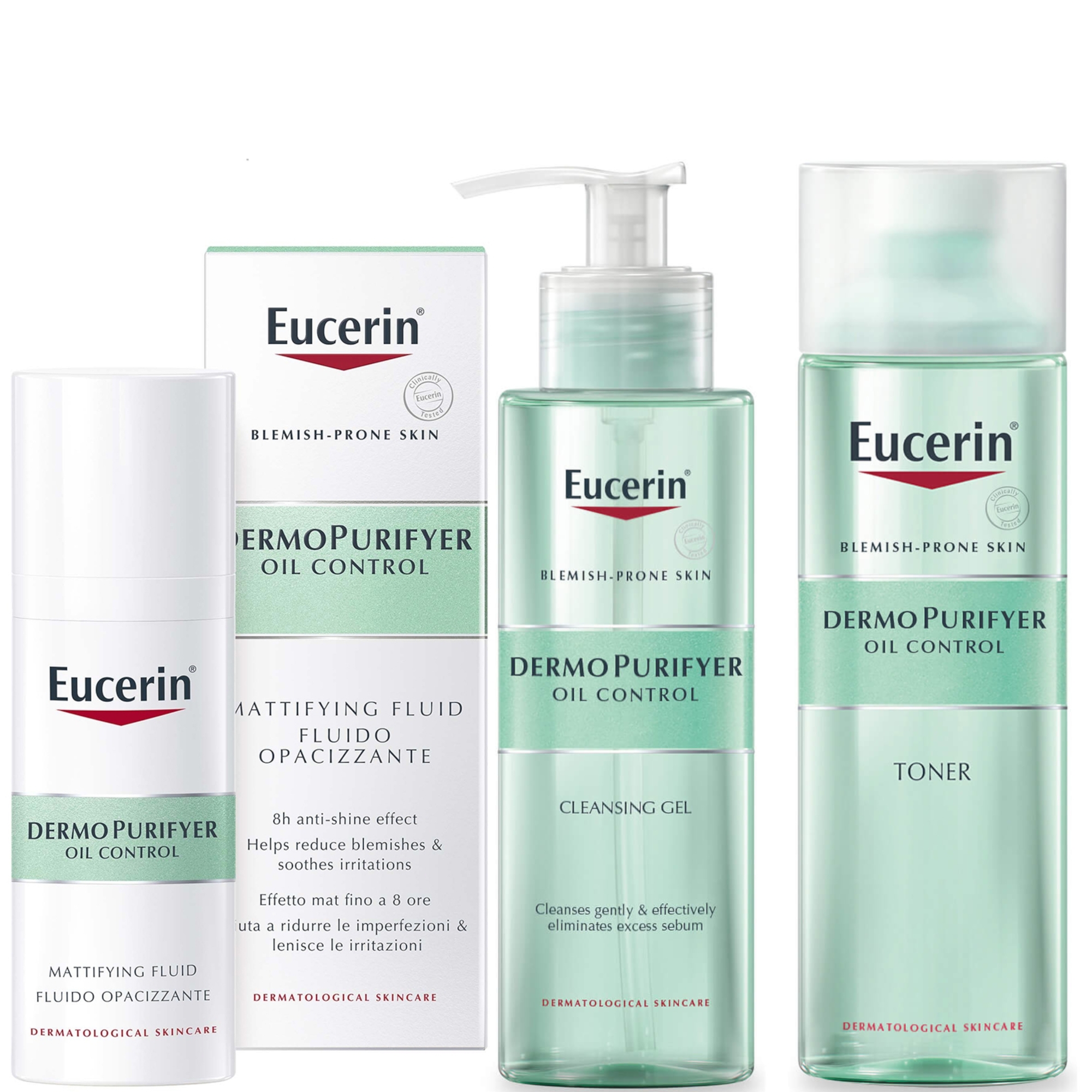 Eucerin Dermo-Purifyer Anti-Blemish Bundle | LOOKFANTASTIC