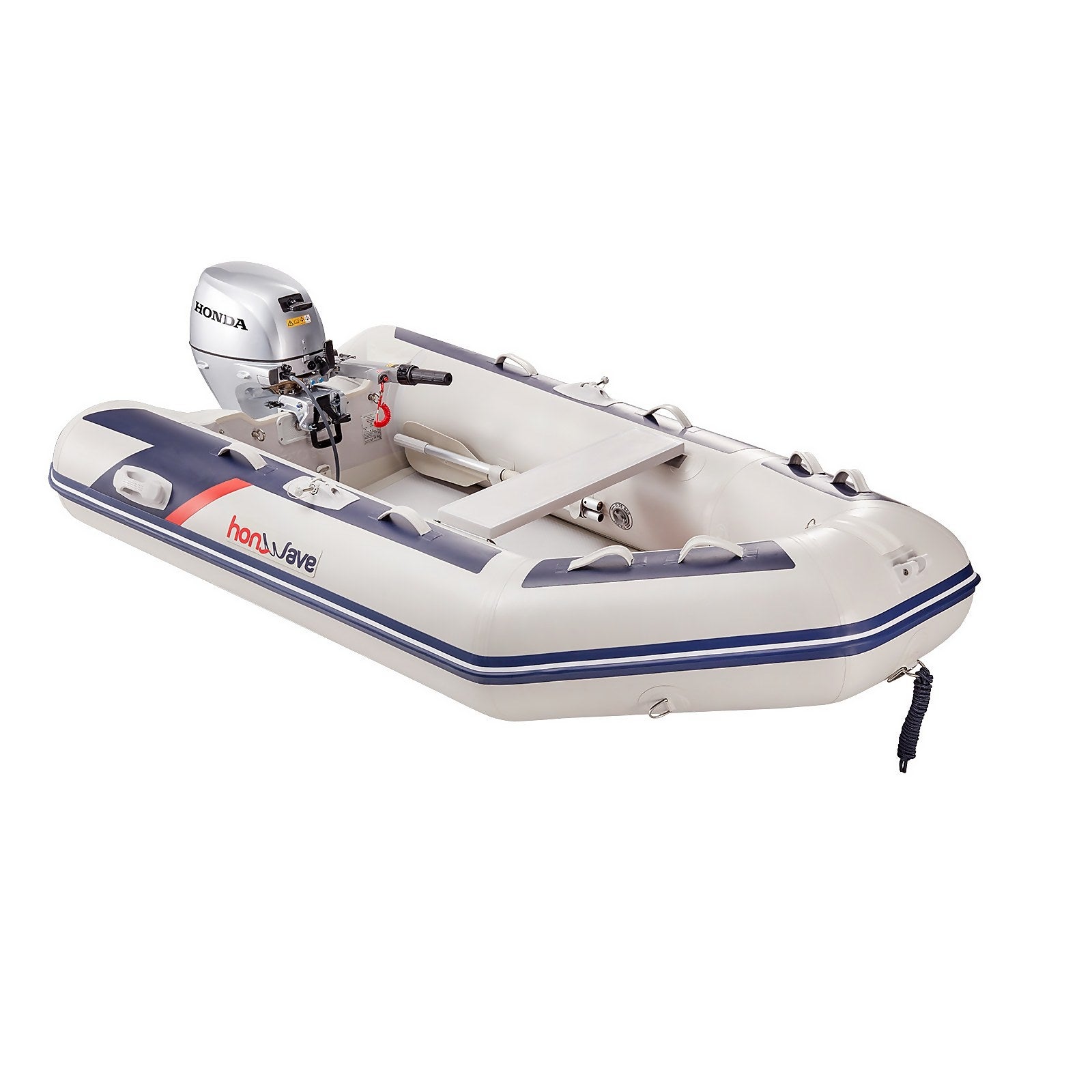 T32 IE 3.2m Air V Floor Honwave + BF10 HP Short Shaft Outboard Engine ...