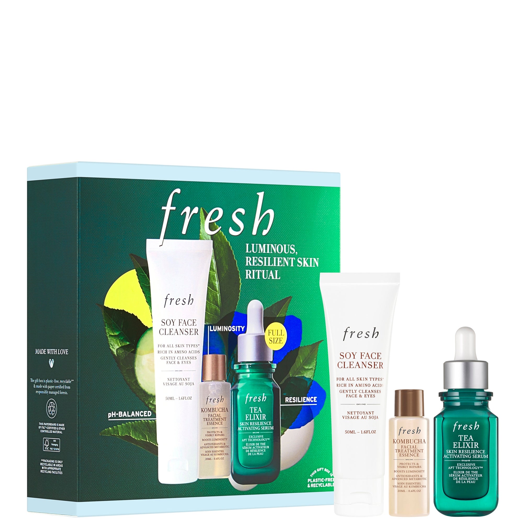 Fresh Luminous Resilient Skin Ritual Set (Worth £96.00) | Cult Beauty
