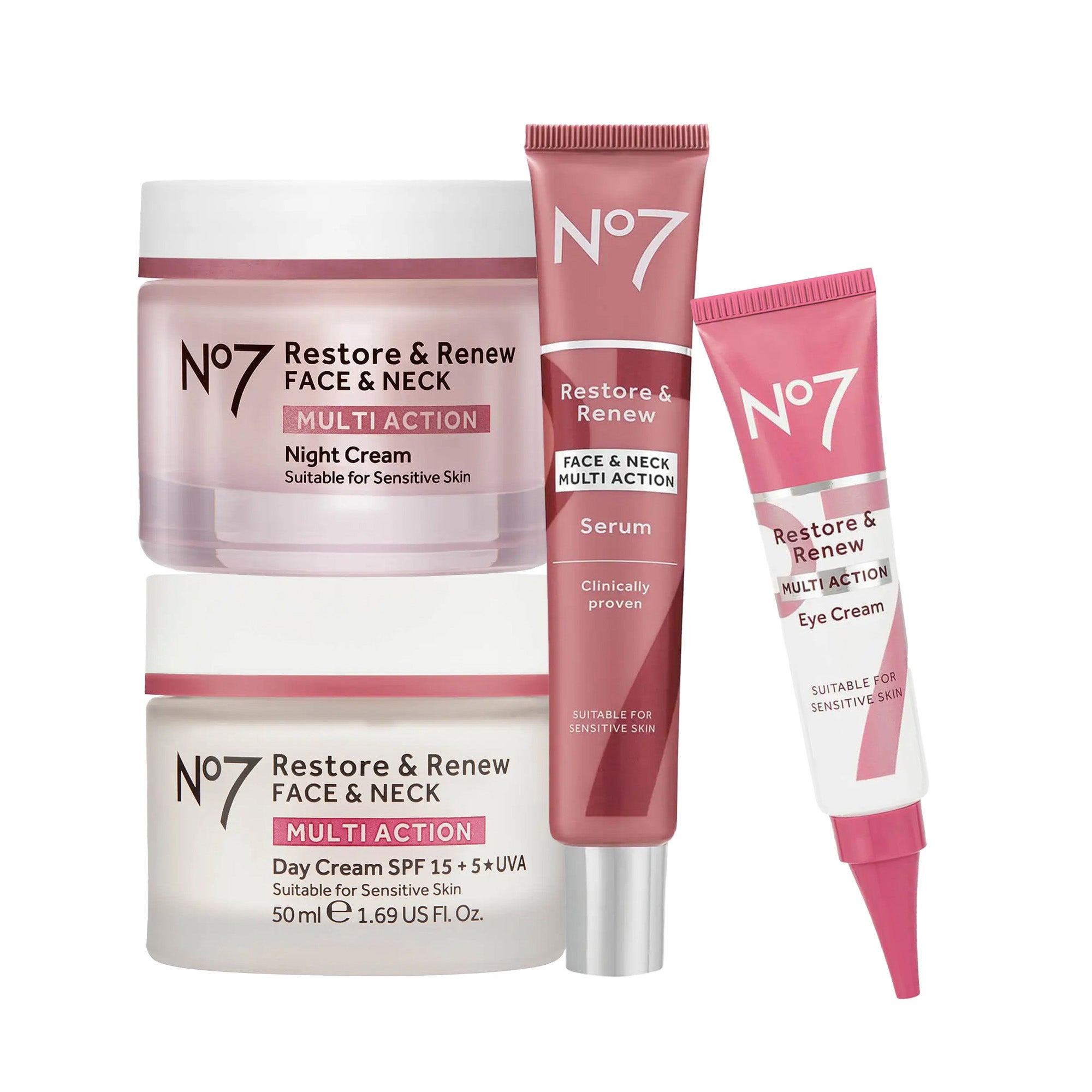 No7 Restore & Renew Complete Skincare Collection | No7 UK