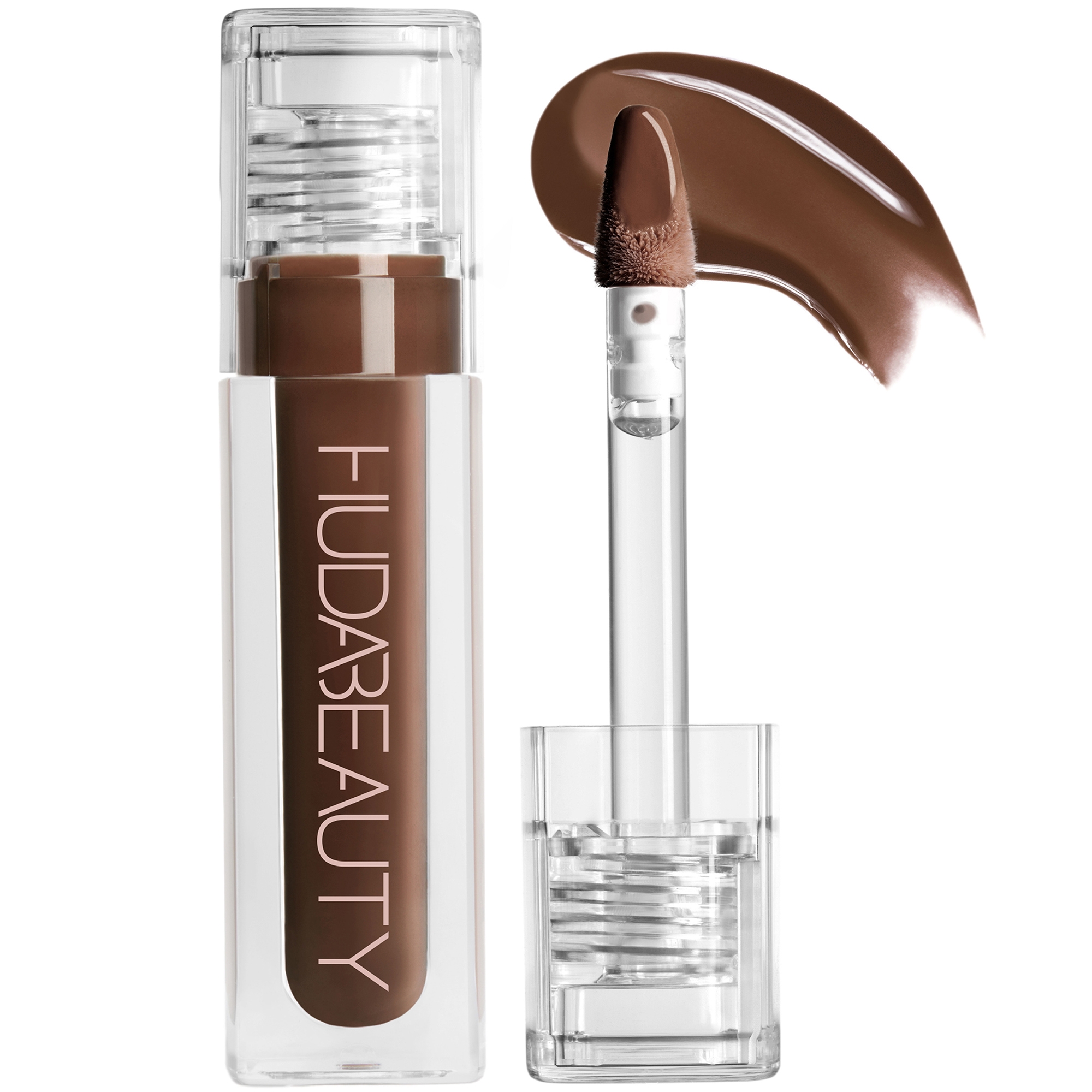 Huda Beauty Faux Filler Extra Shine Lip Gloss - Coco | Cult Beauty