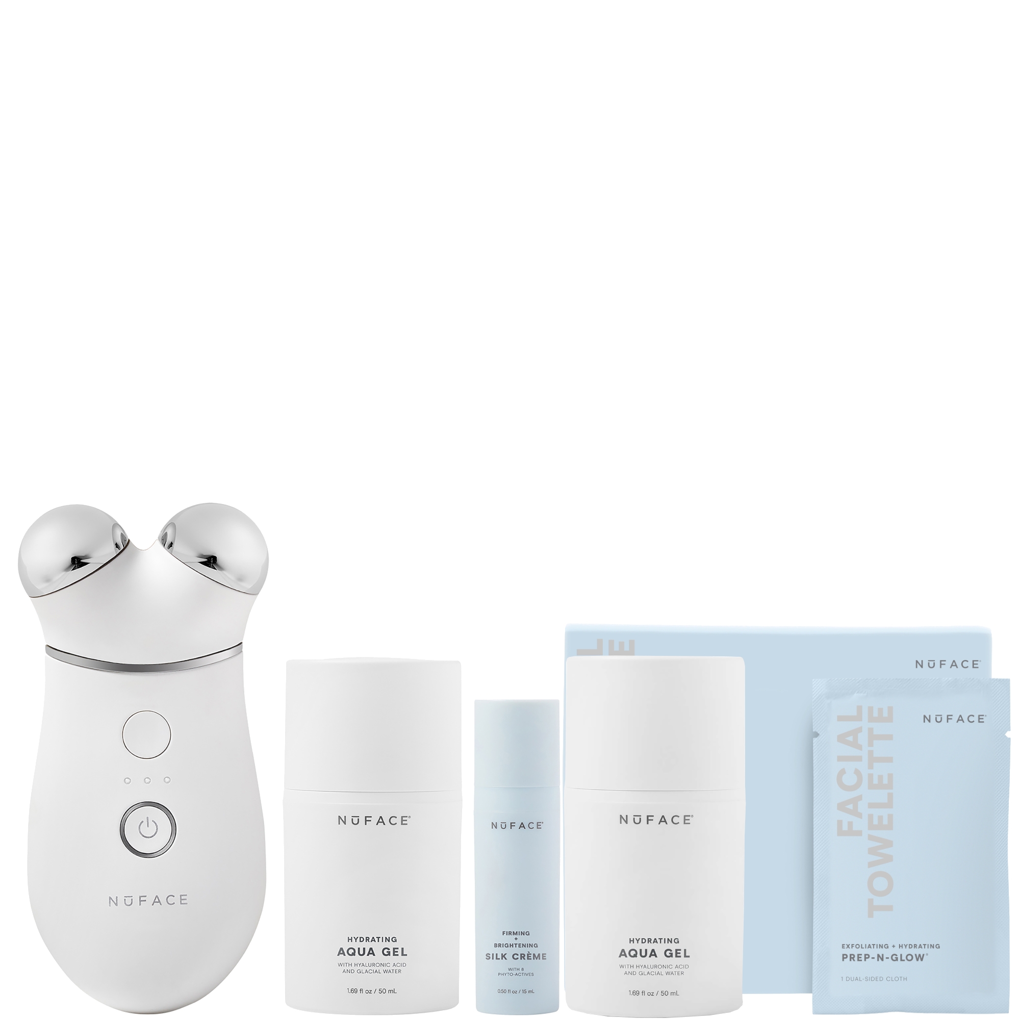 NuFACE TRINITY+ Smart Facial Toning Device Travel Set | LOOKFANTASTIC