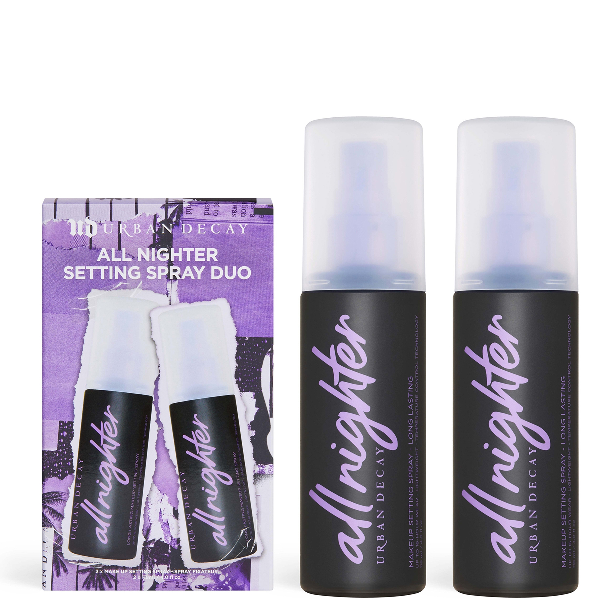 Urban Decay All Nighter Setting Spray Duo Set | LOOKFANTASTIC