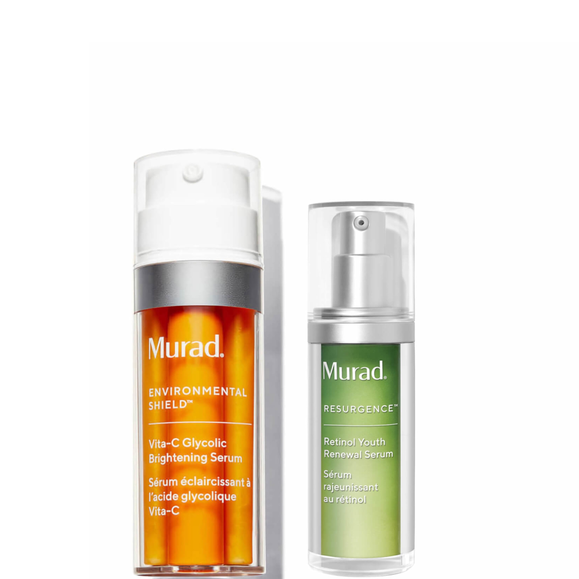 Murad Power Serums: Retinol Youth Renewal Serum and Vita-C Glycolic ...