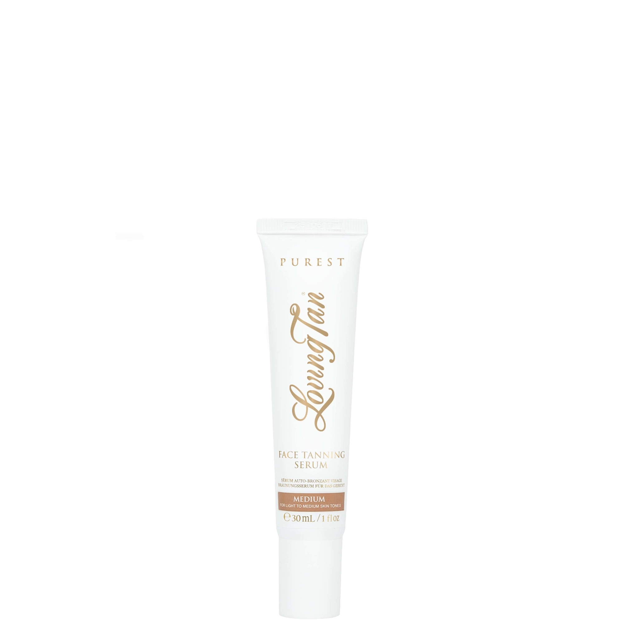 Loving Tan Purest Face Tanning Serum 30ml - Medium | LOOKFANTASTIC