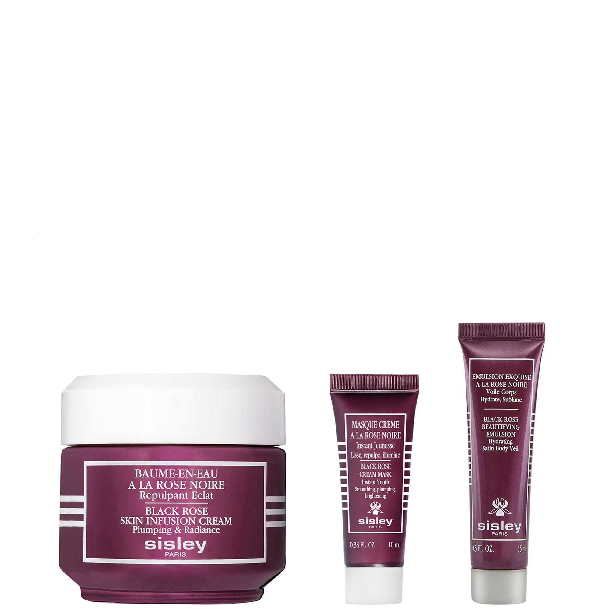 Sisley Paris Black Rose Skin Infusion Cream Discovery Program Set ...